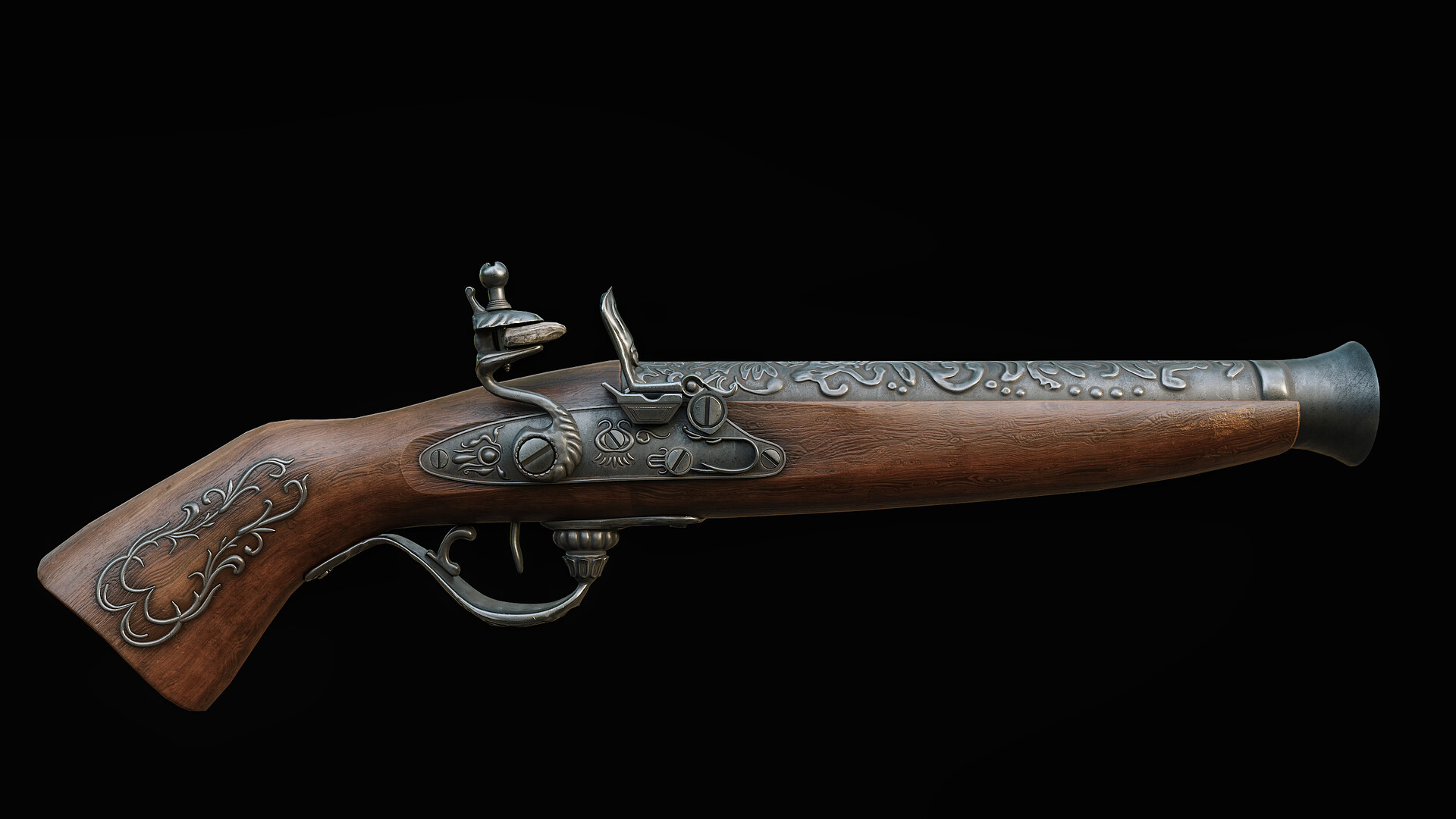 ArtStation - Flintlock pistol