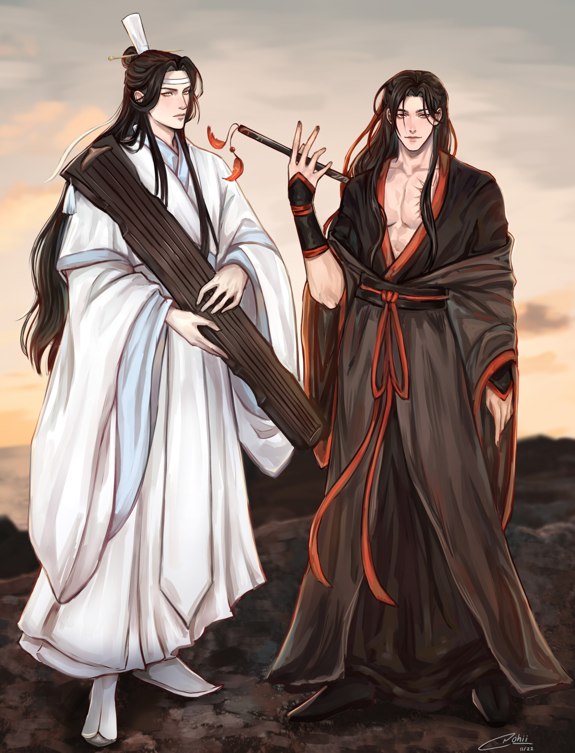 ArtStation - Lan Wangji and Wei Wuxian