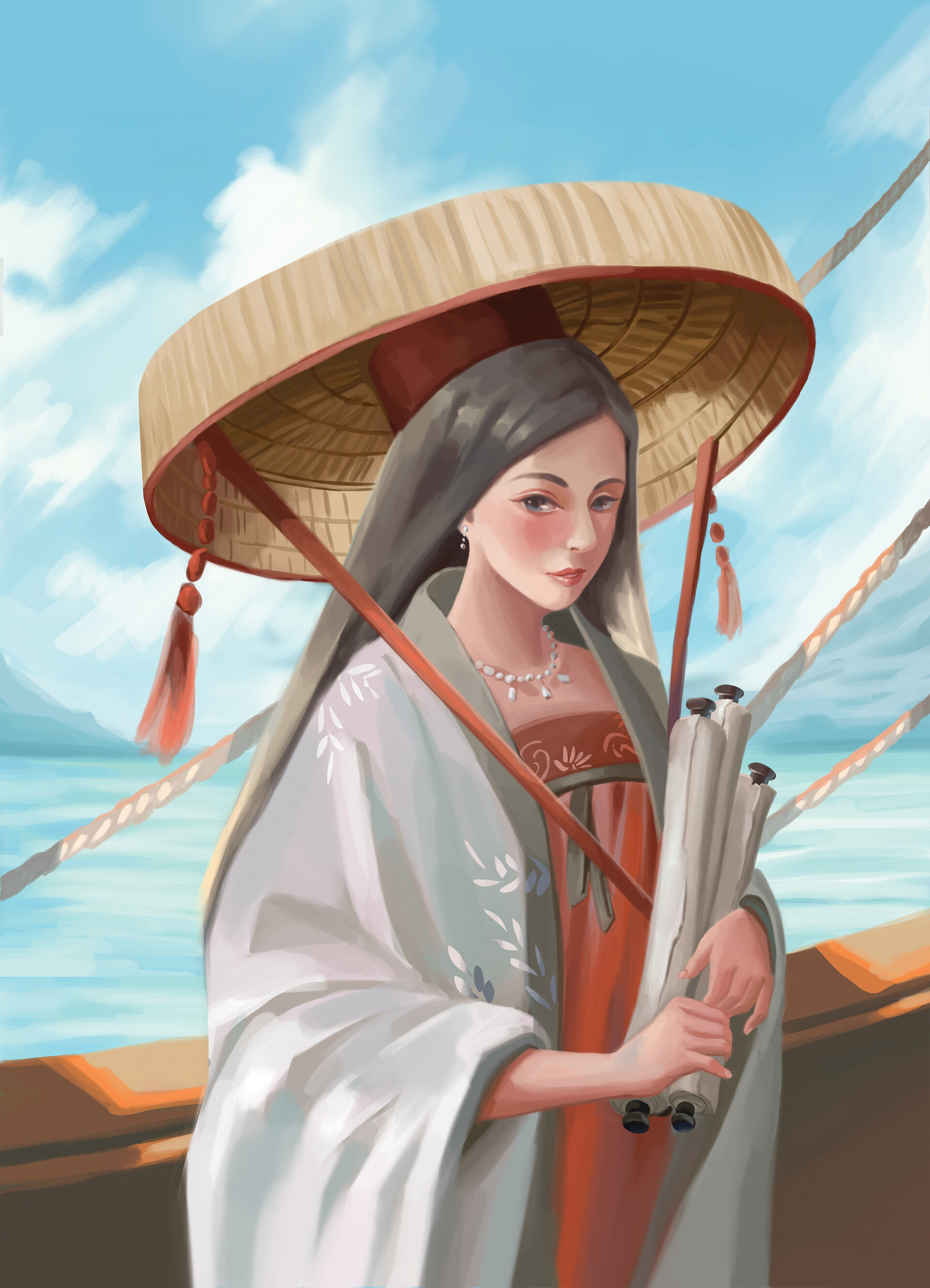 ArtStation - Anio - hime, Công nữ Ngọc Hoa