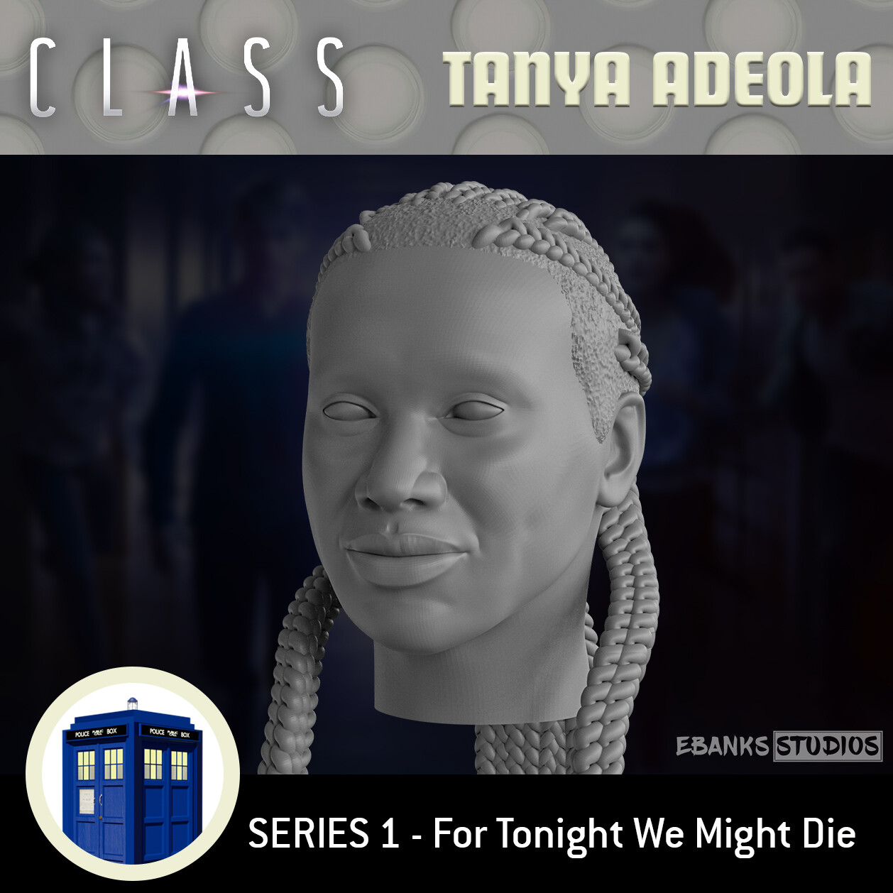 ArtStation - Tanya Adeola - Custom Doctor Who Figure Head
