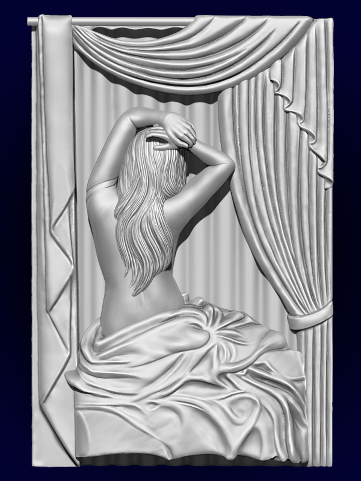 ArtStation - Bas relief model