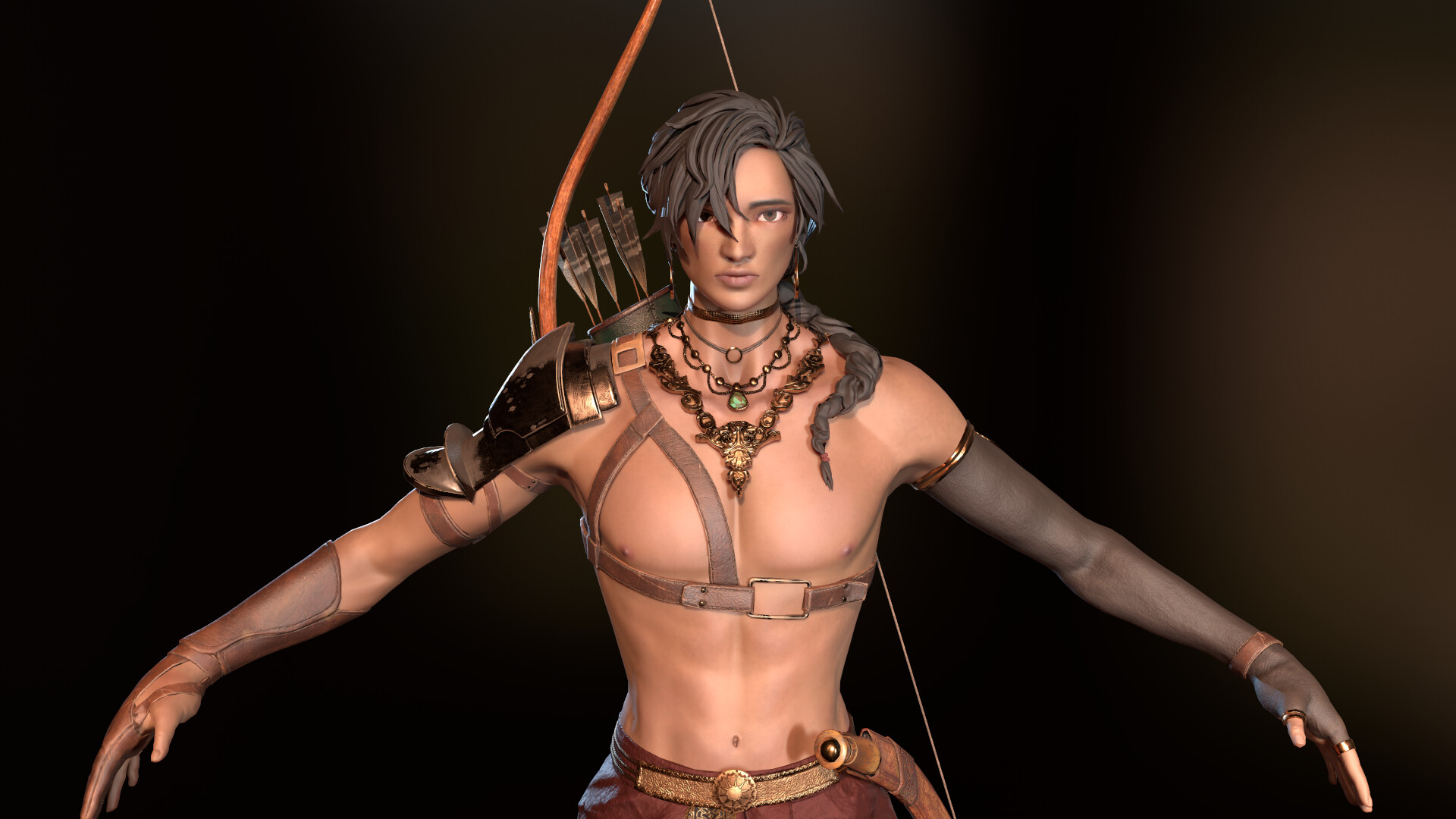 ArtStation - Game ready 3D character Render