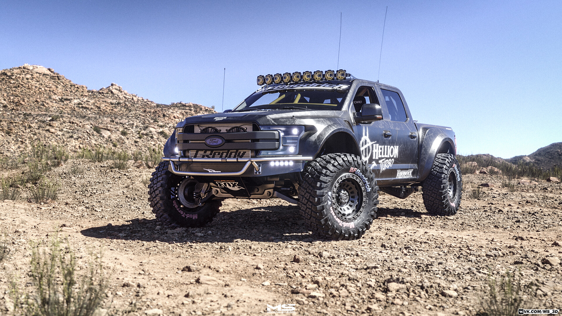 ArtStation - Ford F-150 PreRunner