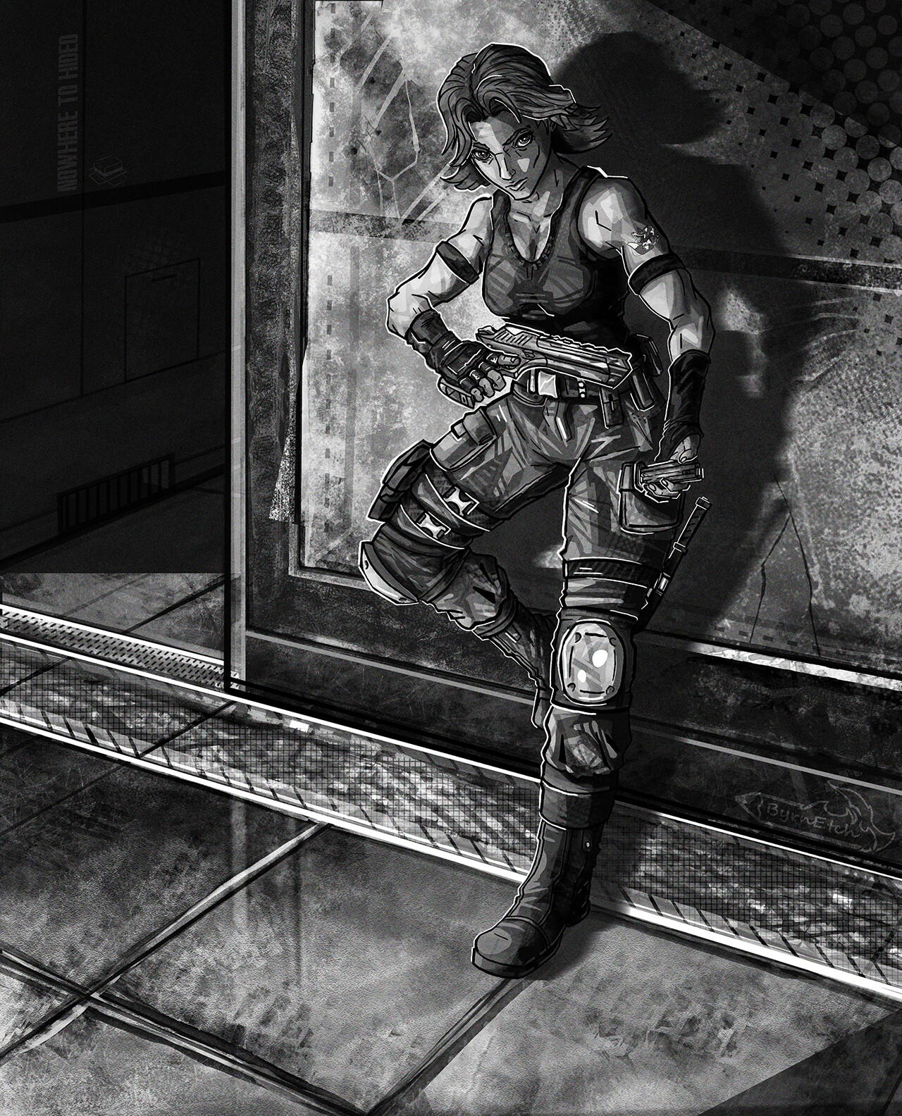 ArtStation - Meryl - MGS 1