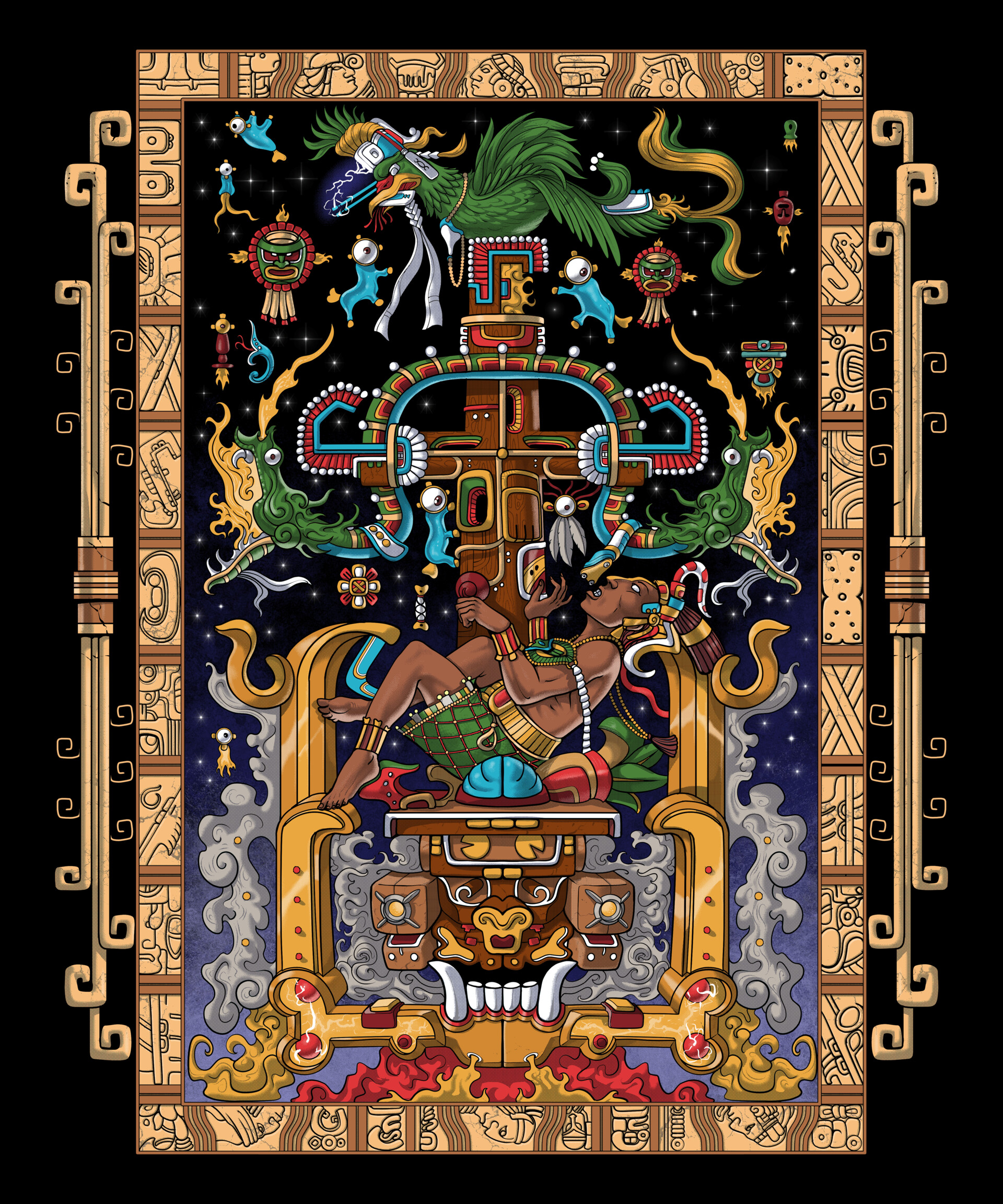 ArtStation - Mayan King Pakal