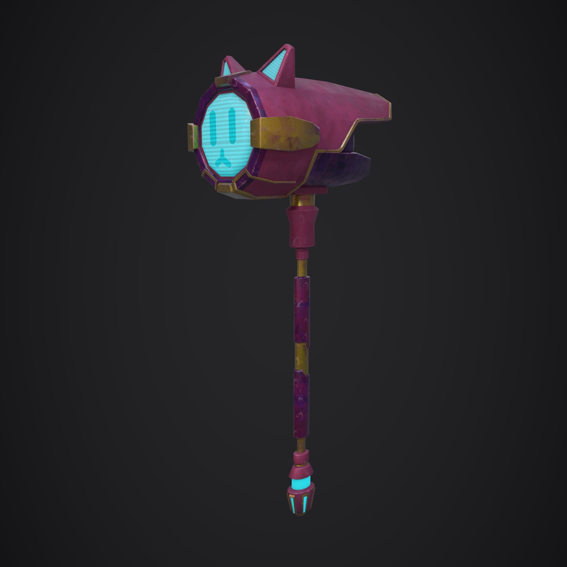 ArtStation - Hammer robot cat