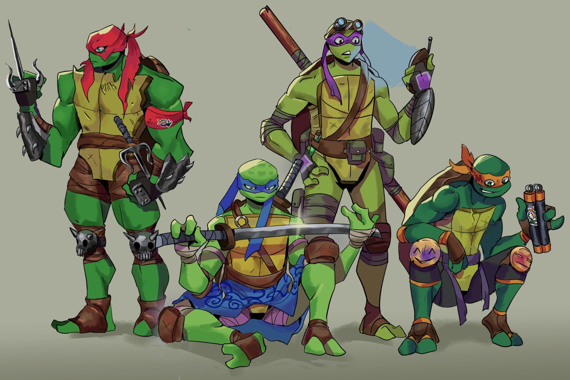 ArtStation - TMNT fanart🐢💚