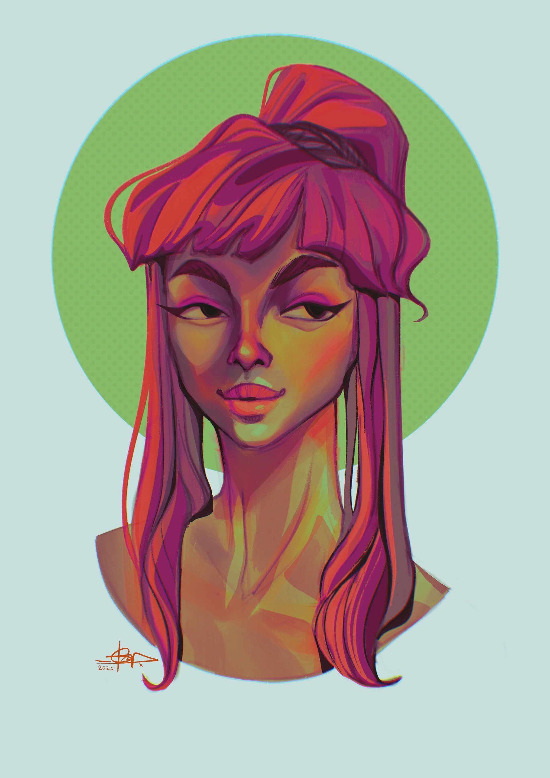 ArtStation - Lady flamingo