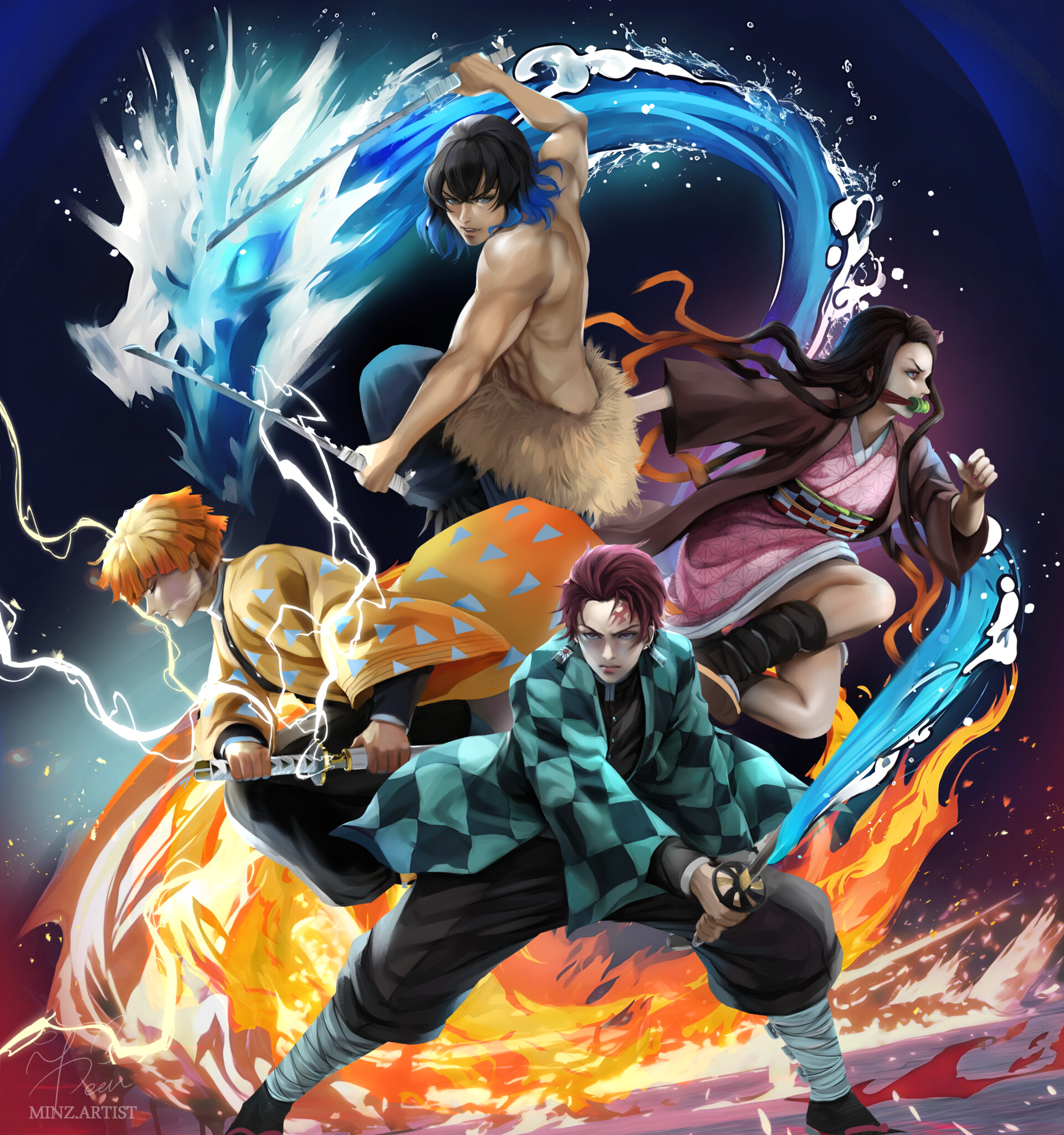 ArtStation - demon slayer