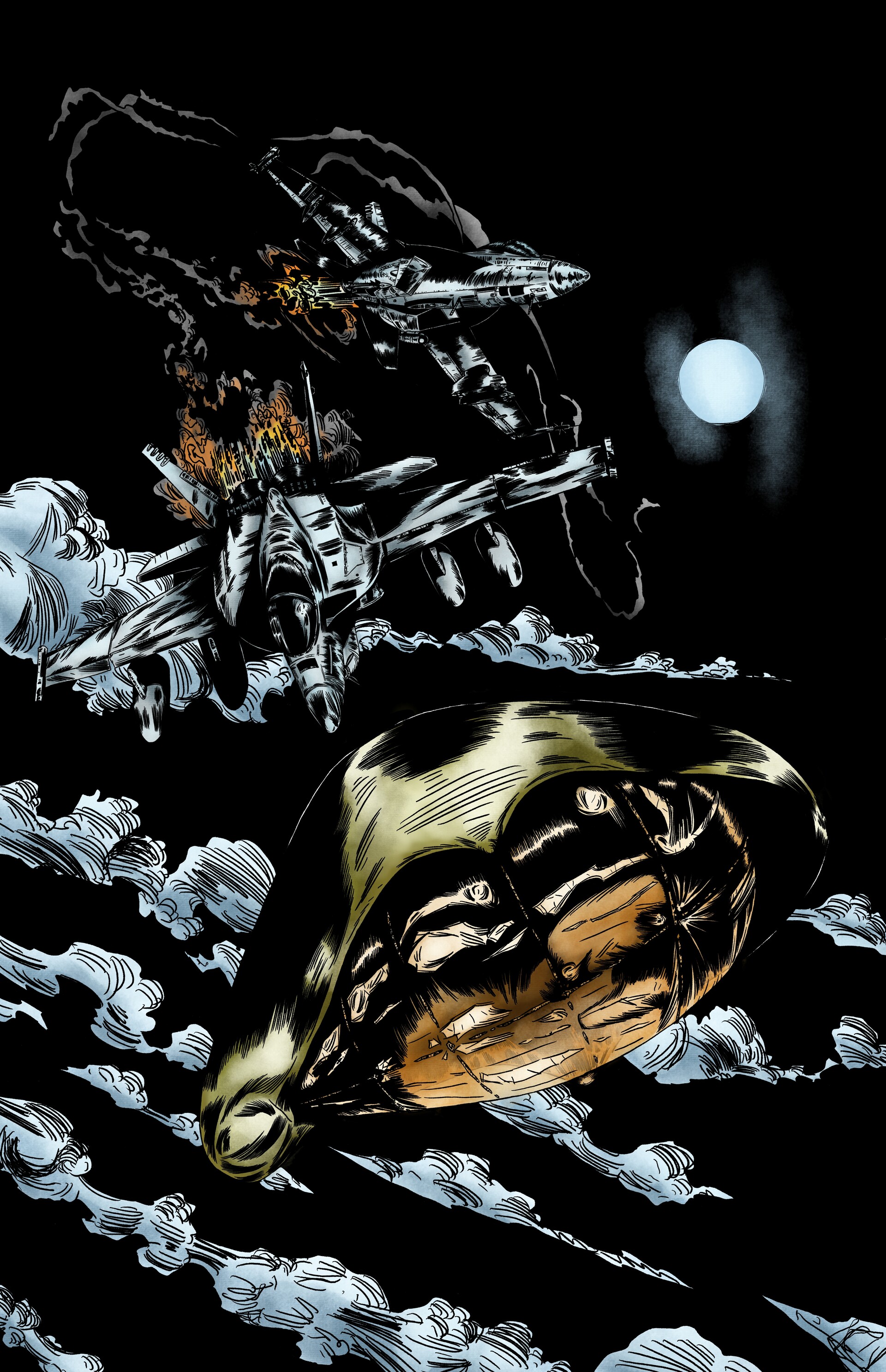 ArtStation - "Metapod" UFO/UAP Chased by F18s!