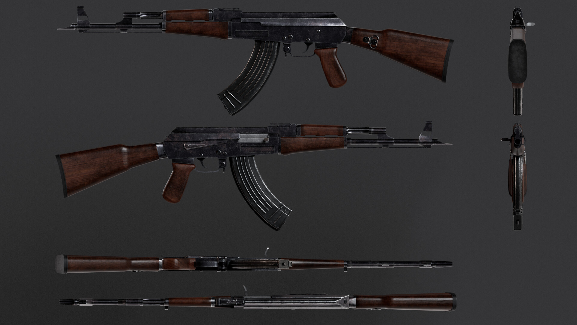 ArtStation - AK-47 Model and Texture