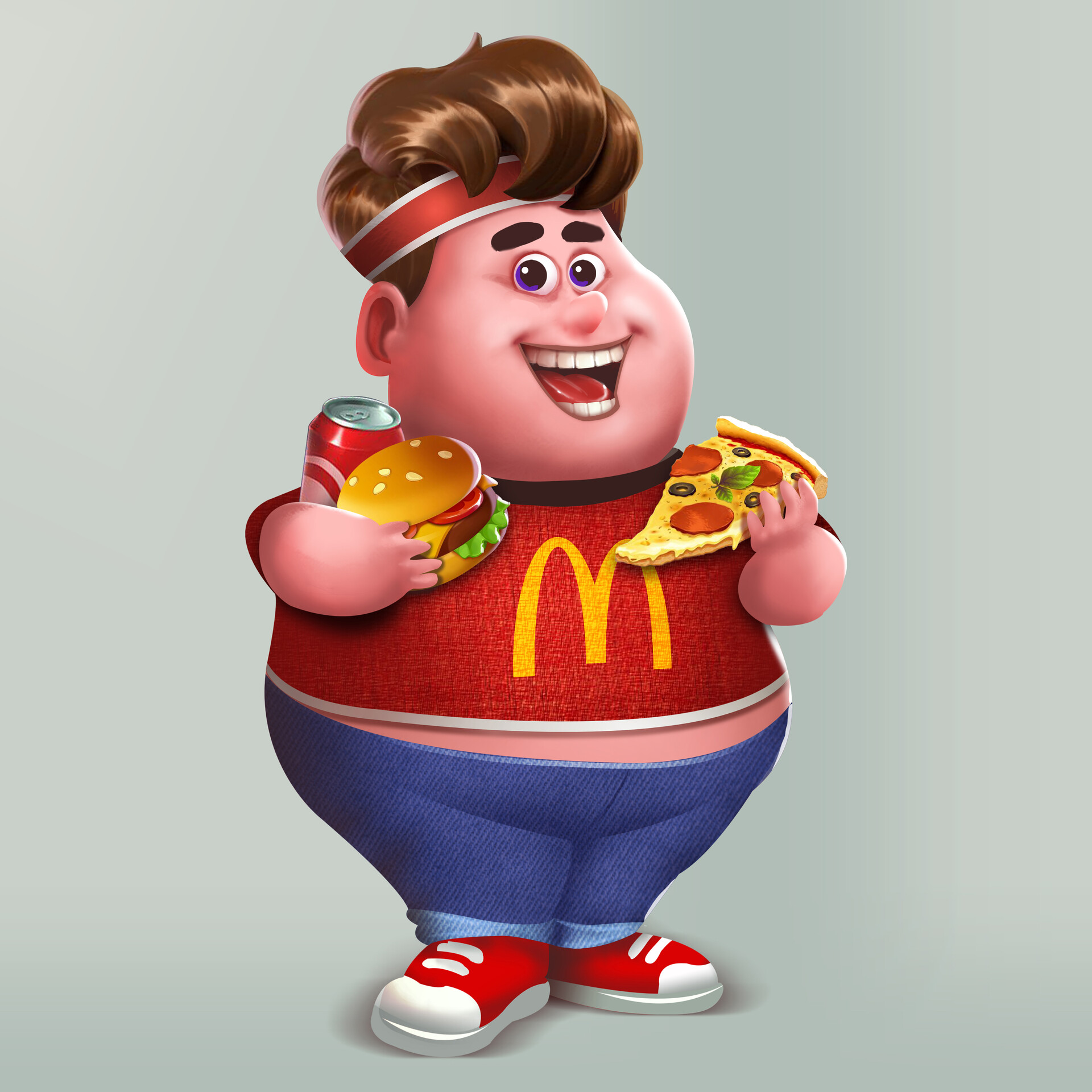 ArtStation - Chubby Little Boy Character Design