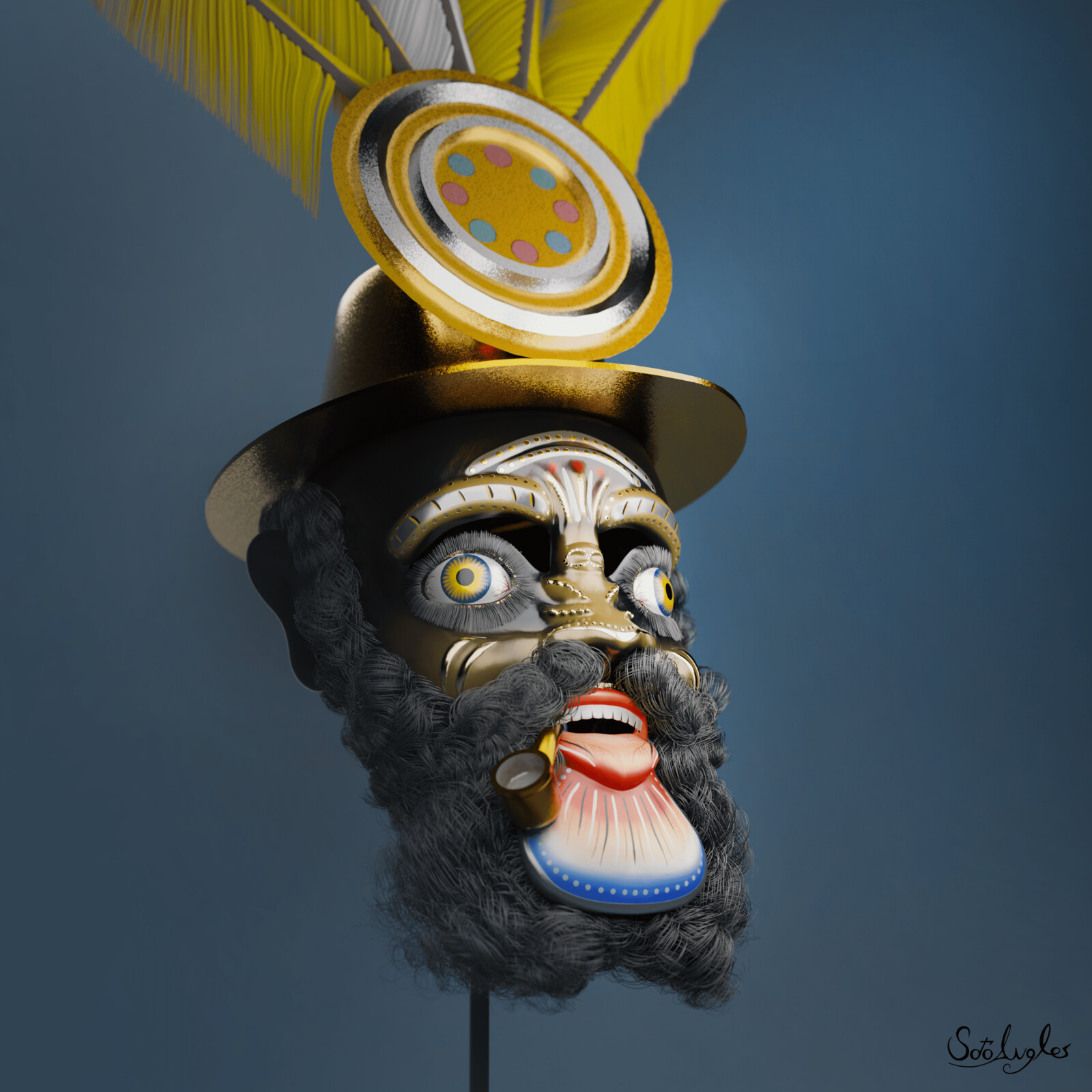 Mauricio Soto - Máscara de Morenada