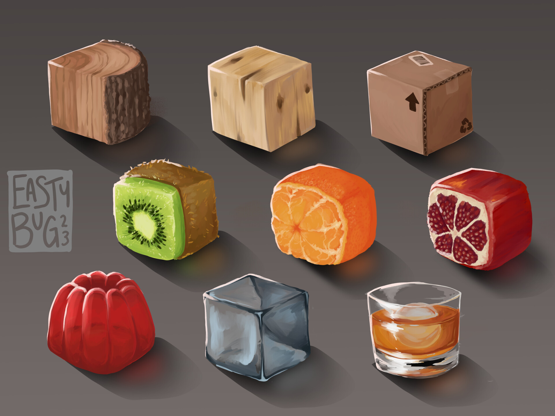 ArtStation - Material Studies (1)