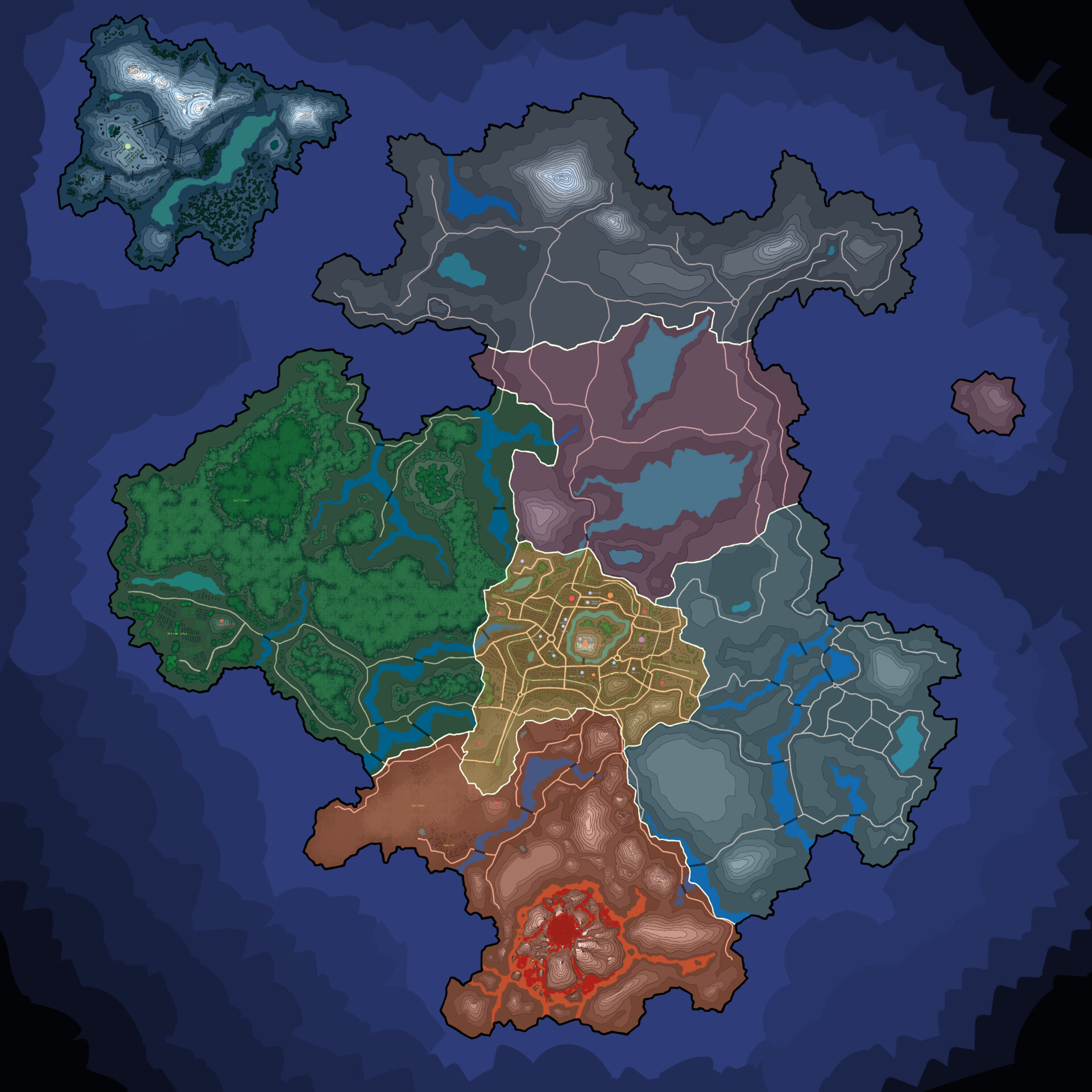 ArtStation - Eifron map (WIP)