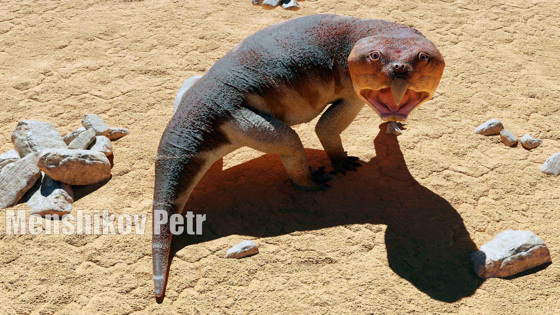 ArtStation - 3D model of Hyperodapedon sanjuanensis