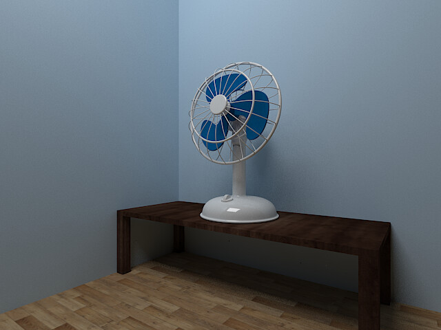 ArtStation - Table Fan