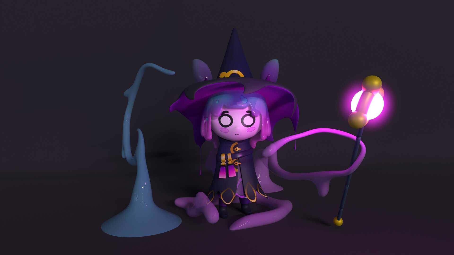 ArtStation - Glomi, Slime Witch (FanArt)