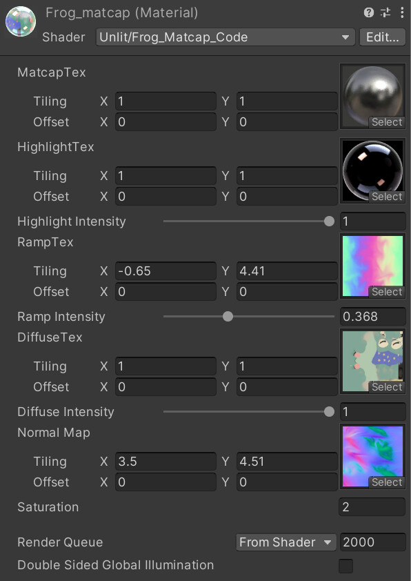 Adelaide Li - Shader Practice - Matcap