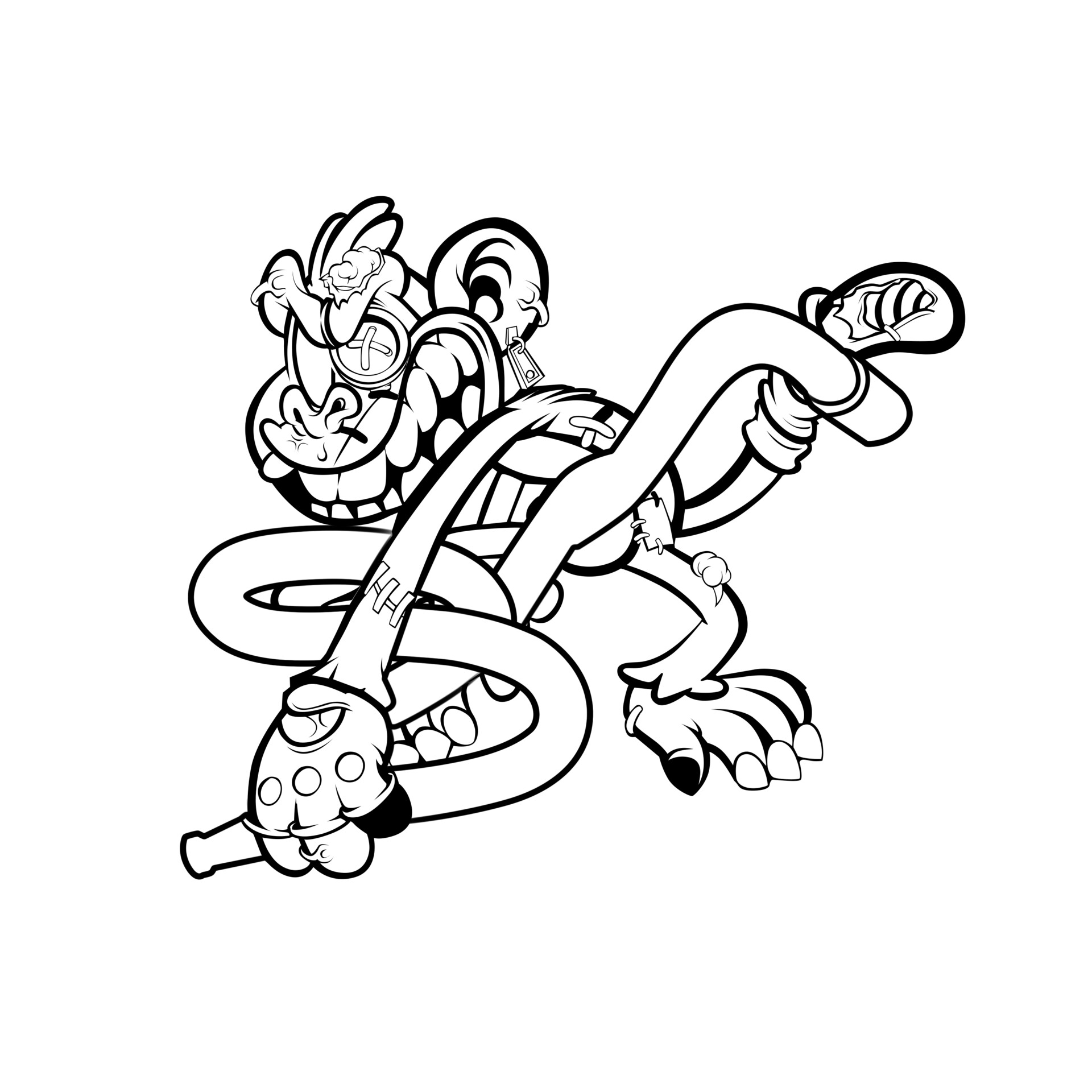 grease coloring pages