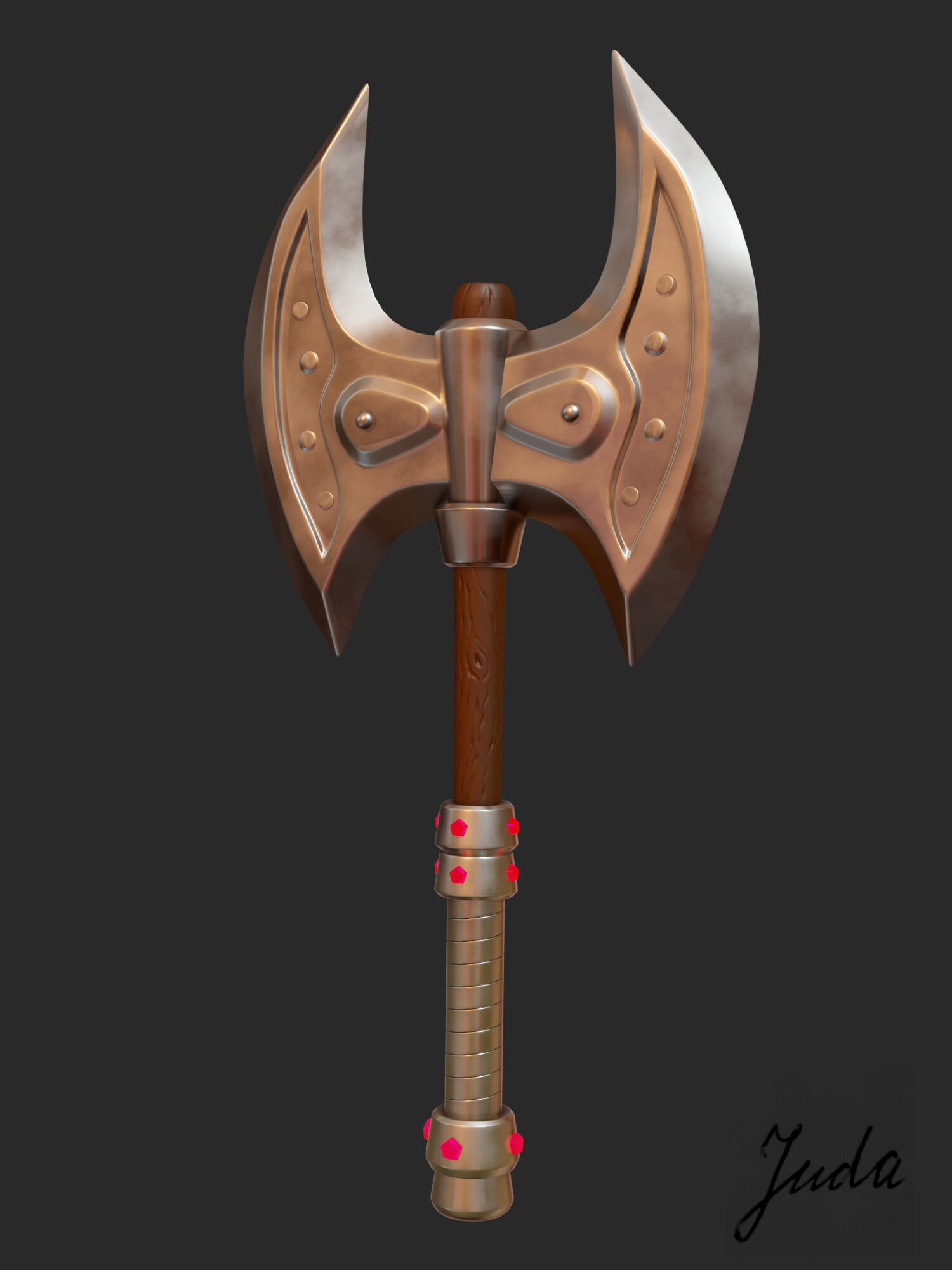 ArtStation - stylized axe