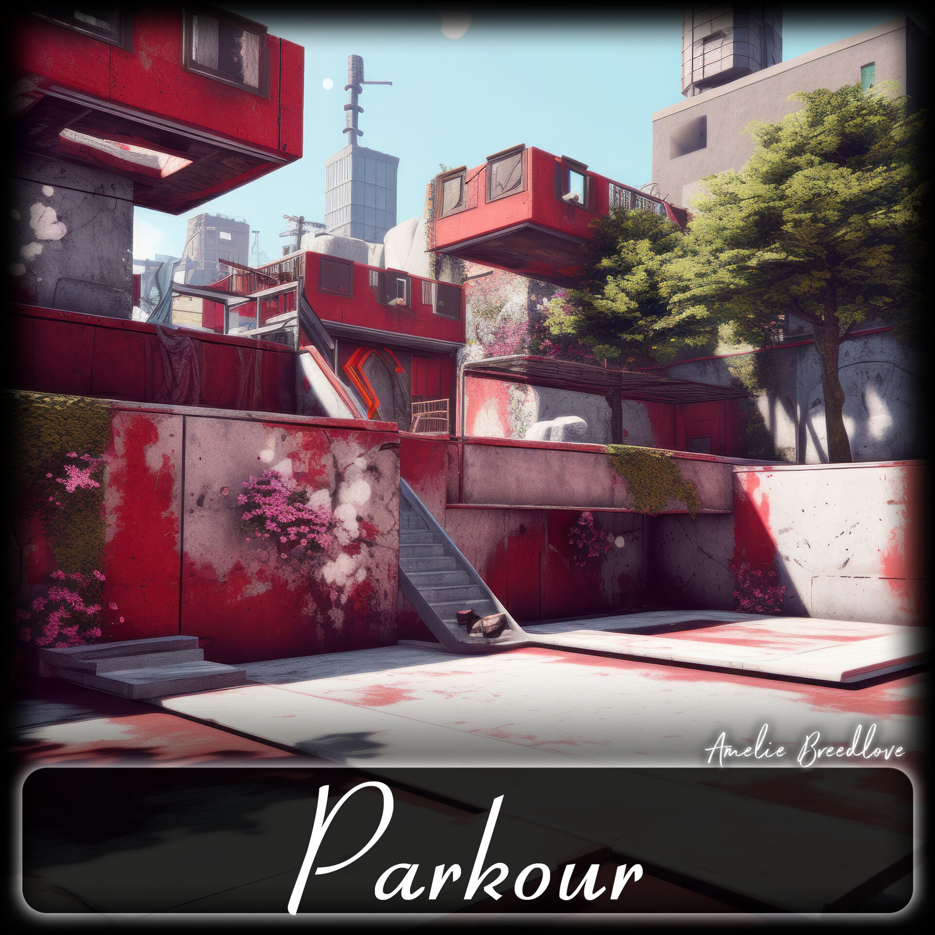 ArtStation - 220 Environment Concept - Parkour Reference Pack | 4K | v.41