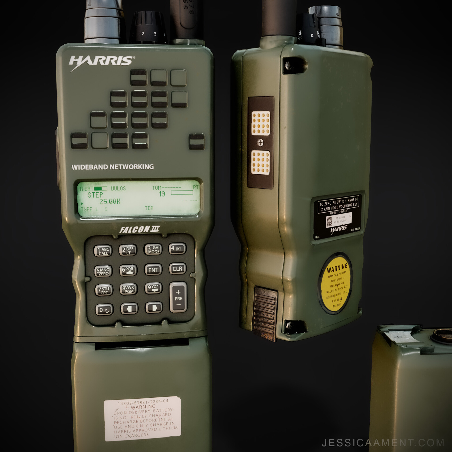 ArtStation - Falcon 3 radio tactical military gear