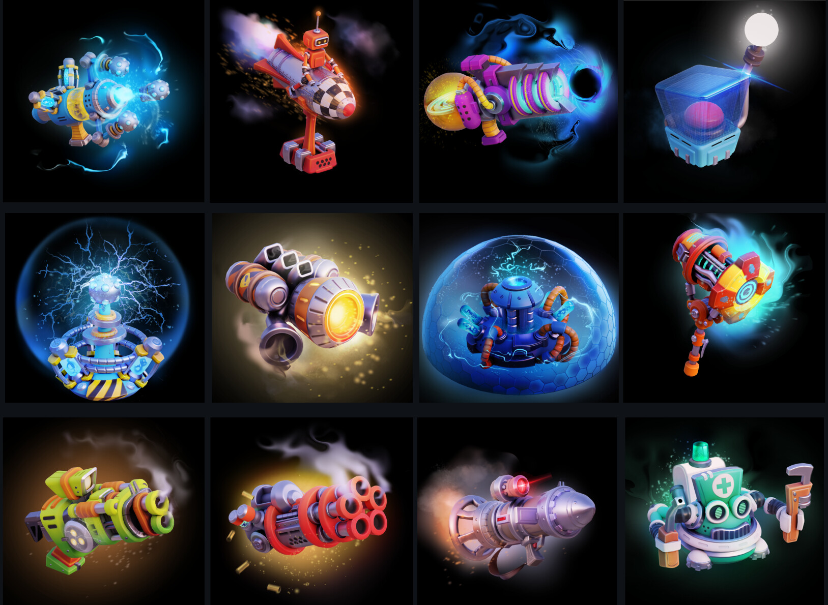 ArtStation - The Karters 2-Promotional illustration+Items and UI