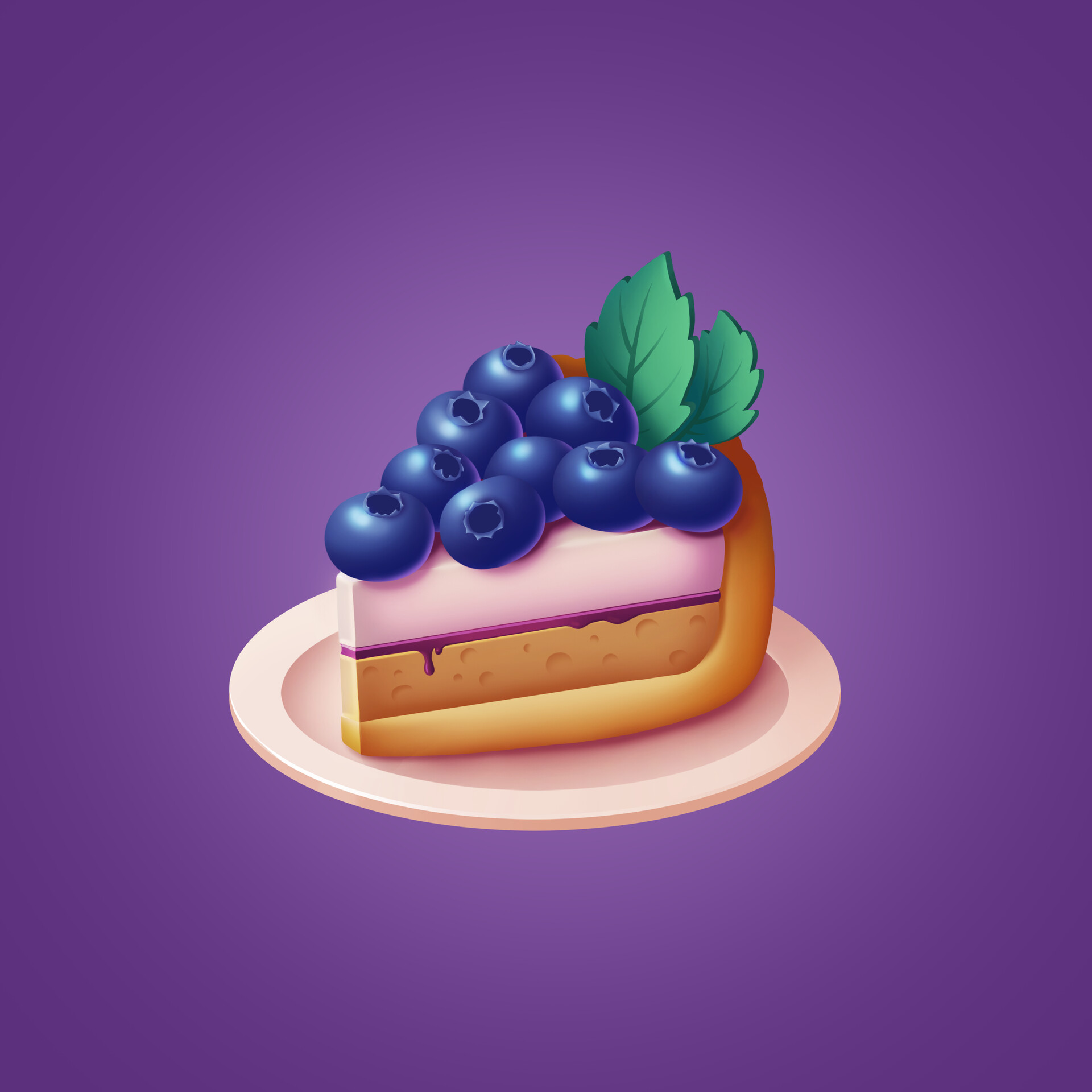 ArtStation - Casual cake study