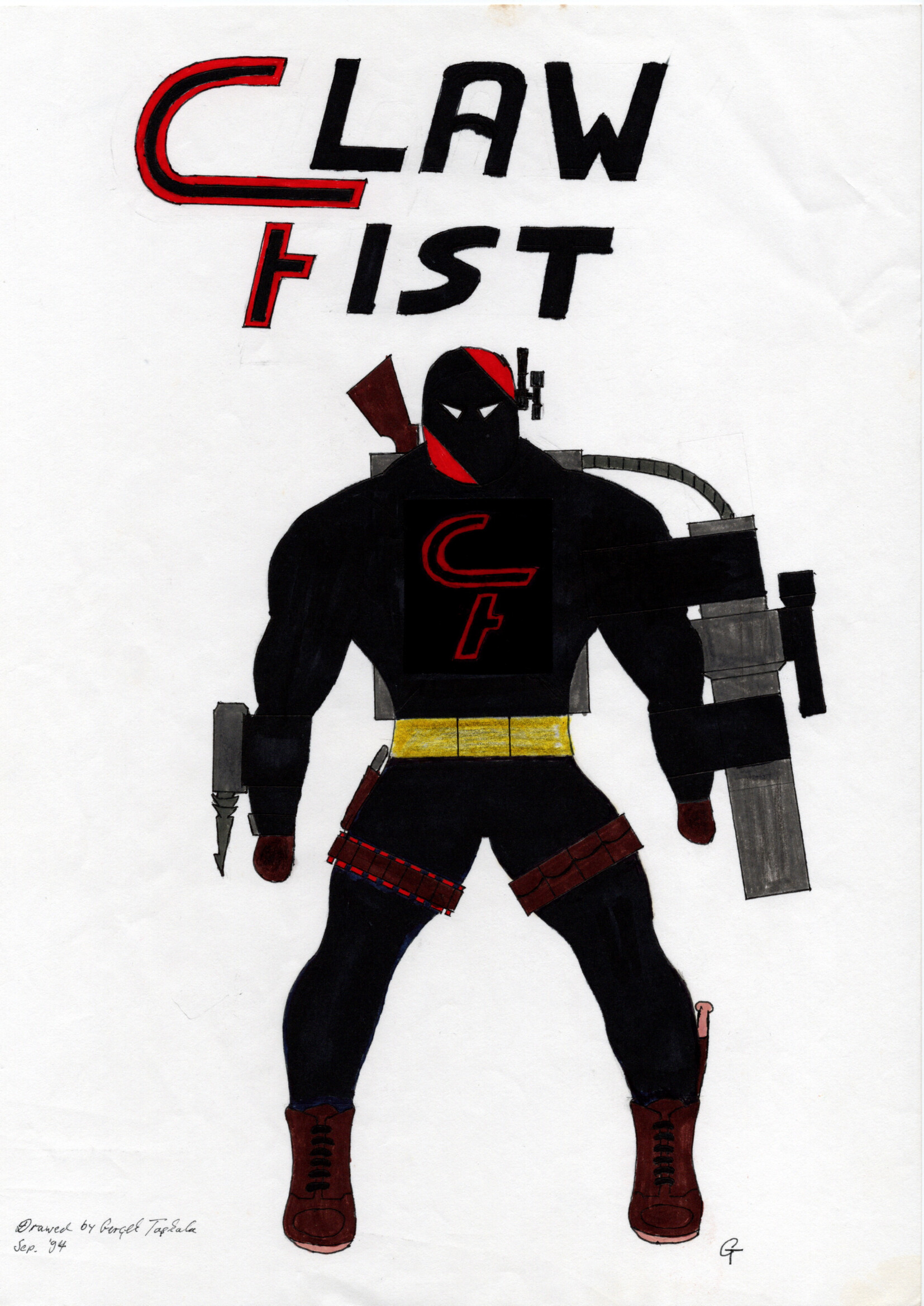 ArtStation - My personal Comic Hero - ClawFist