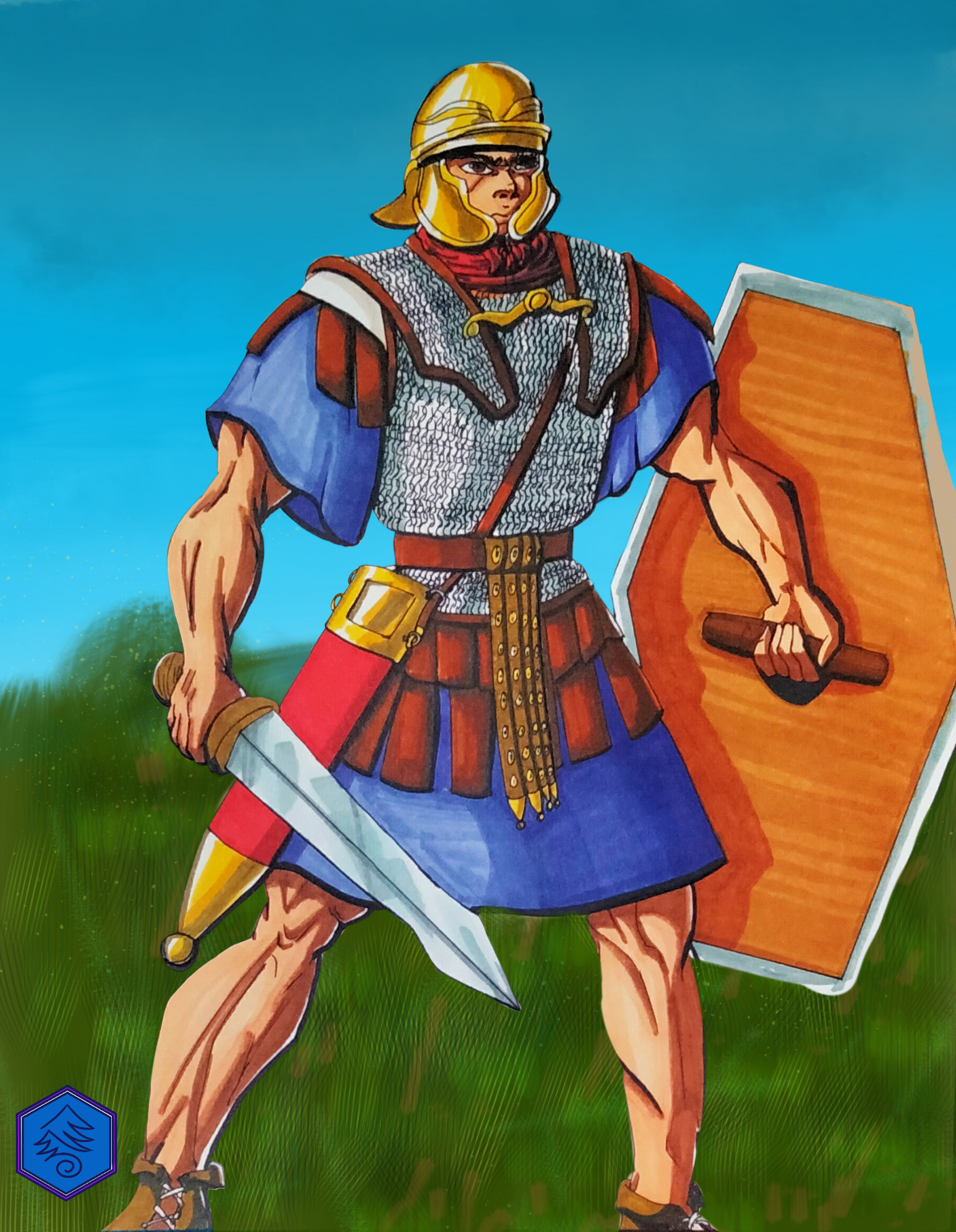 ArtStation - Roman Legionary, Hamata