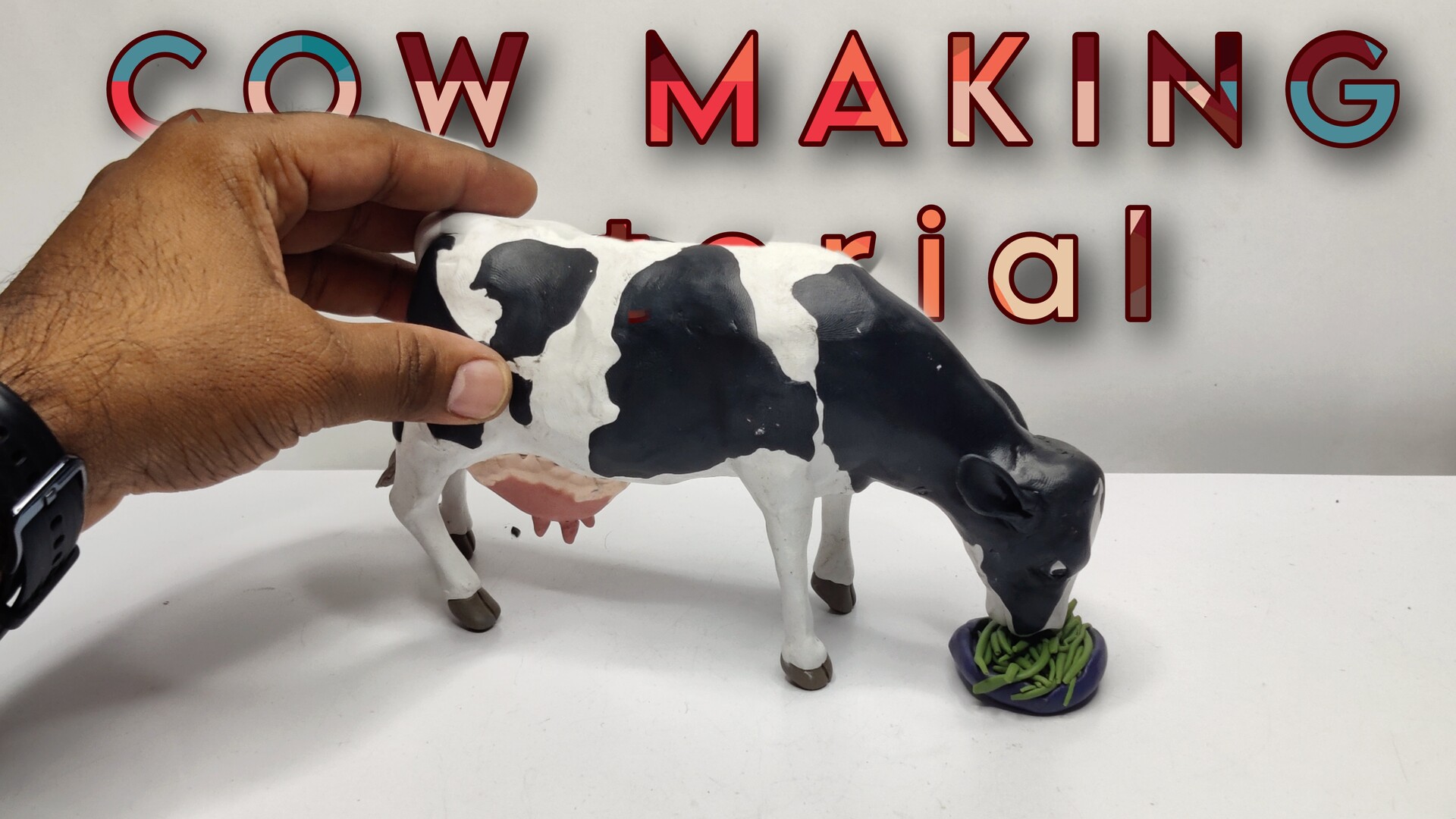 ArtStation - clay cow making full uploaded on YouTube channel