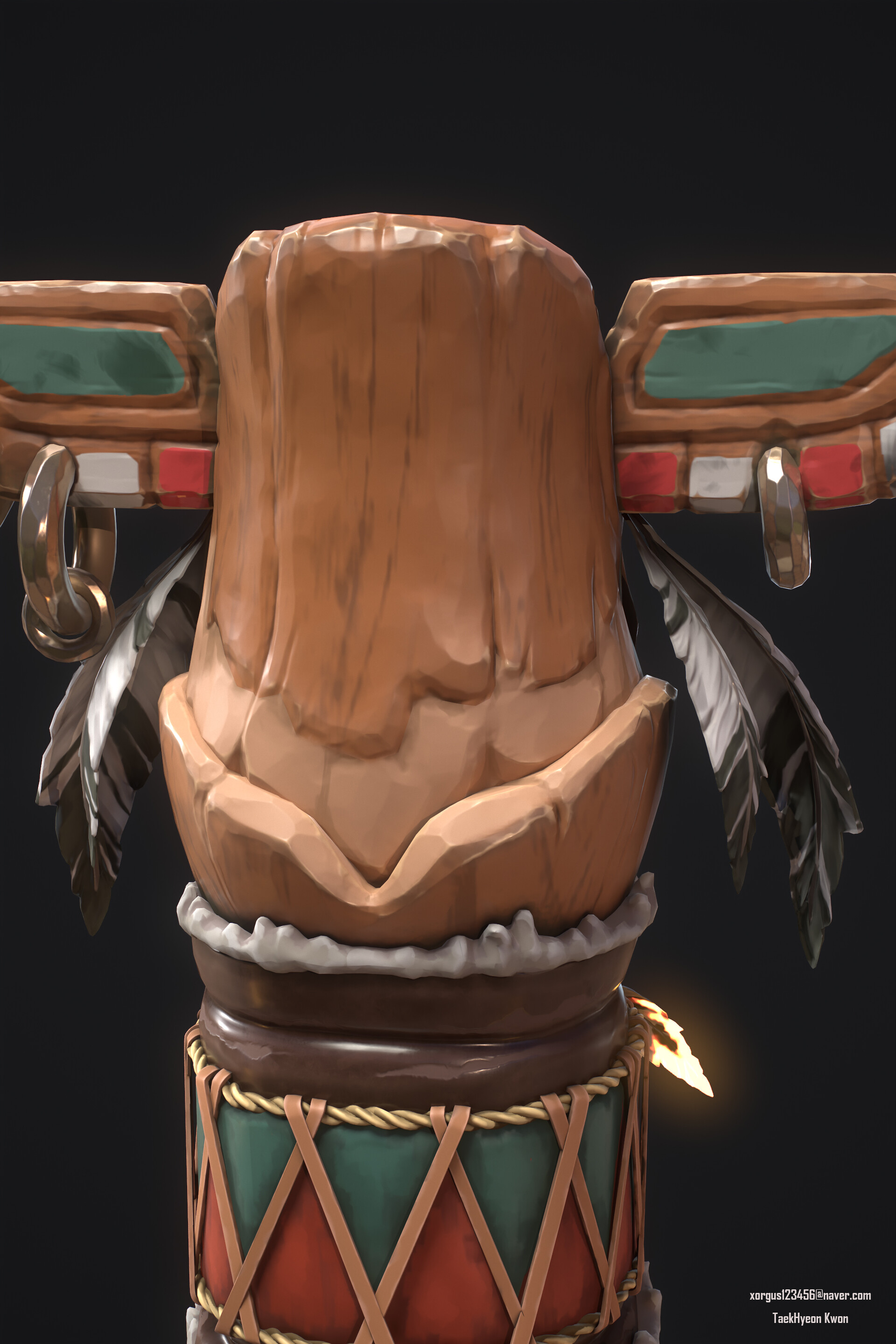 Taekhyeon Kwon - Stylized Tauren Totem (World of Warcraft)