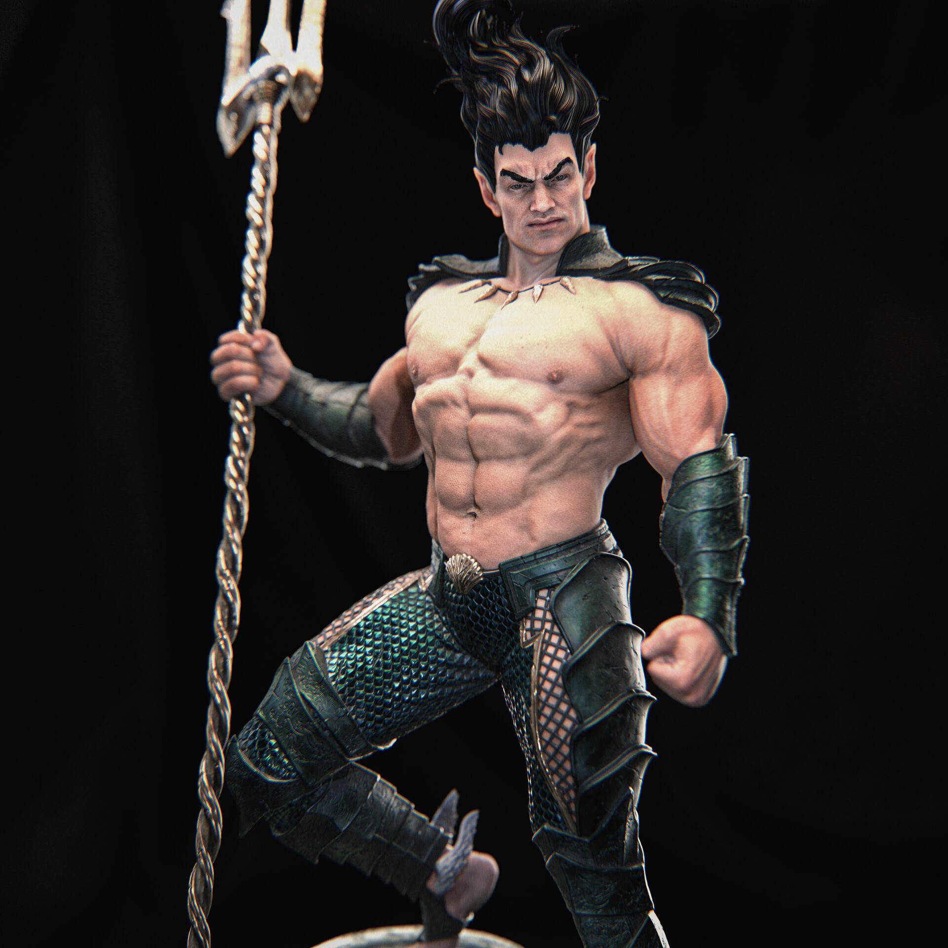 ArtStation - Namor - FanArt Statue