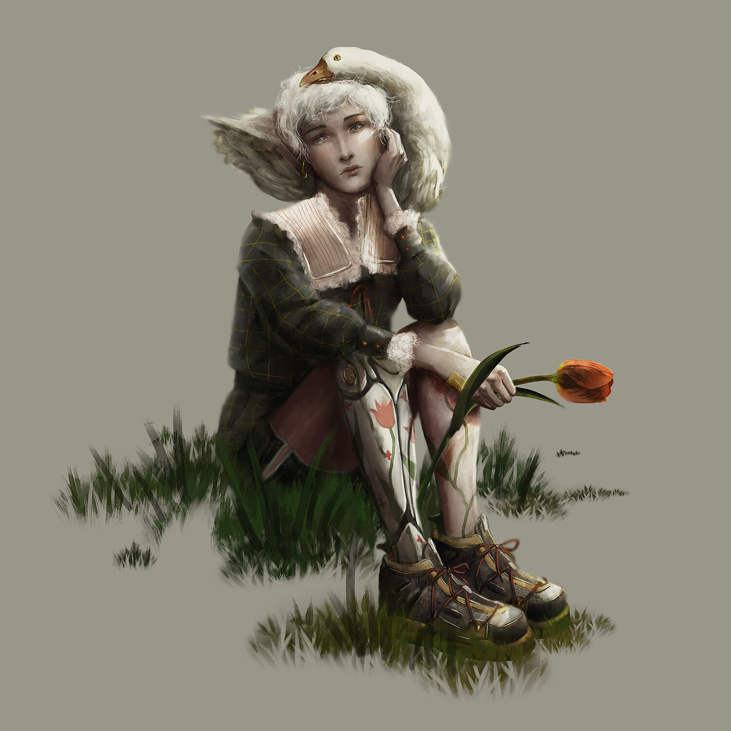 ArtStation - Tulips (Mochi's OC)