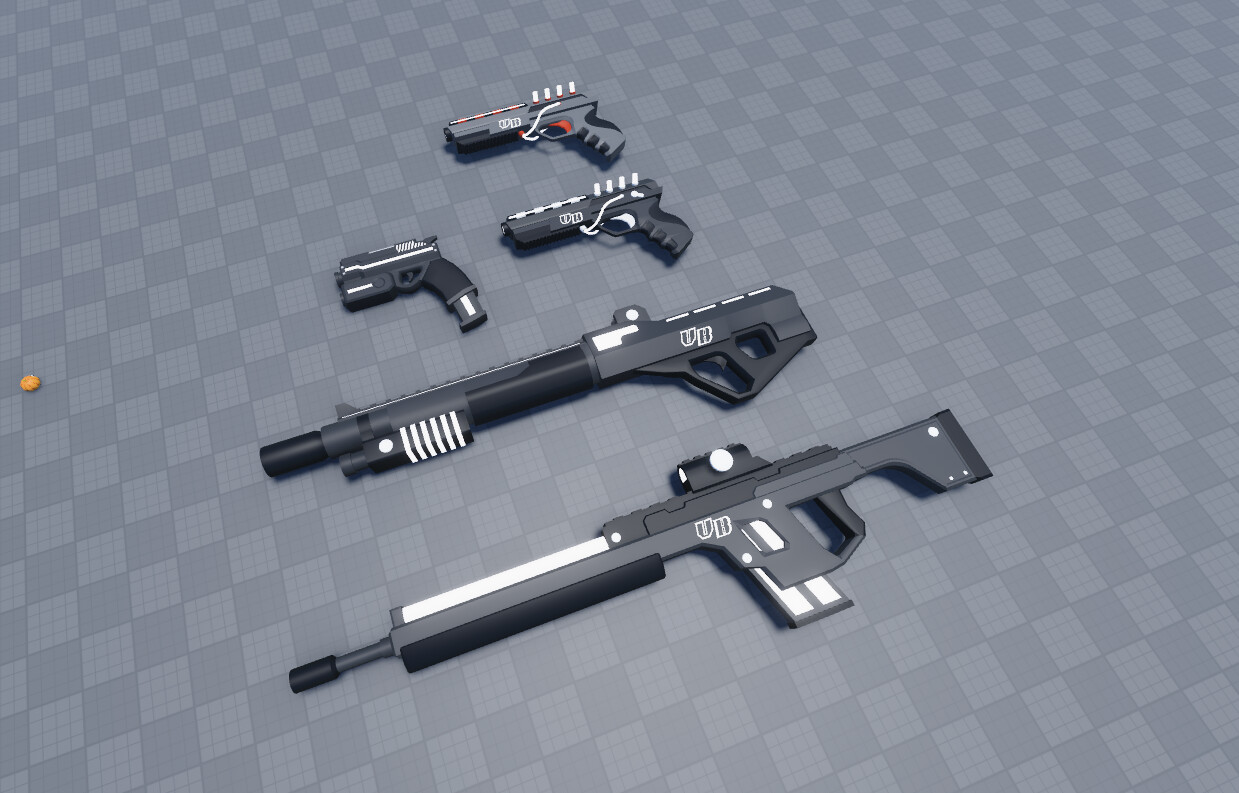 Bo32k - Low Poly Guns
