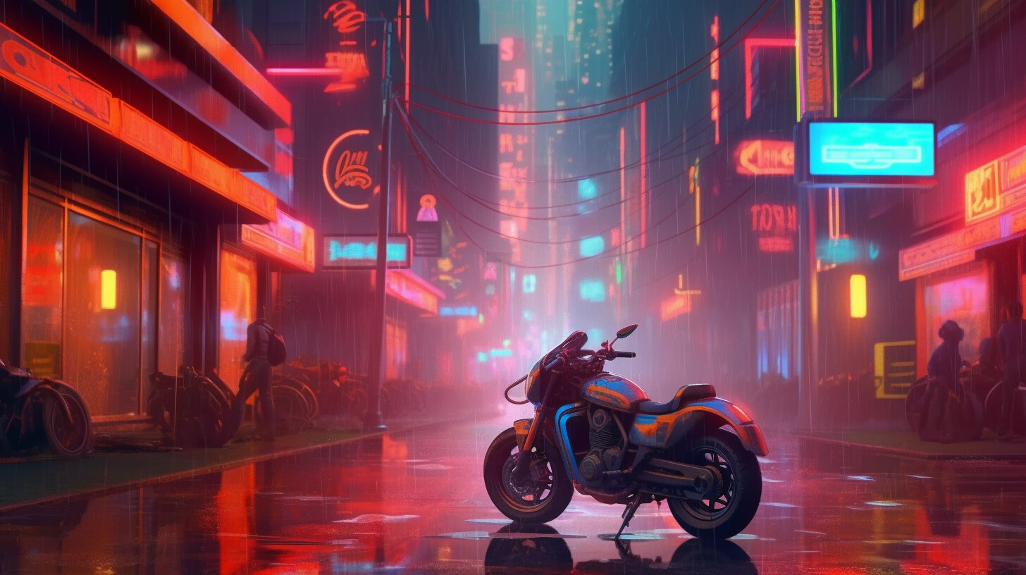 ArtStation - Cyber Tokyo rides at night