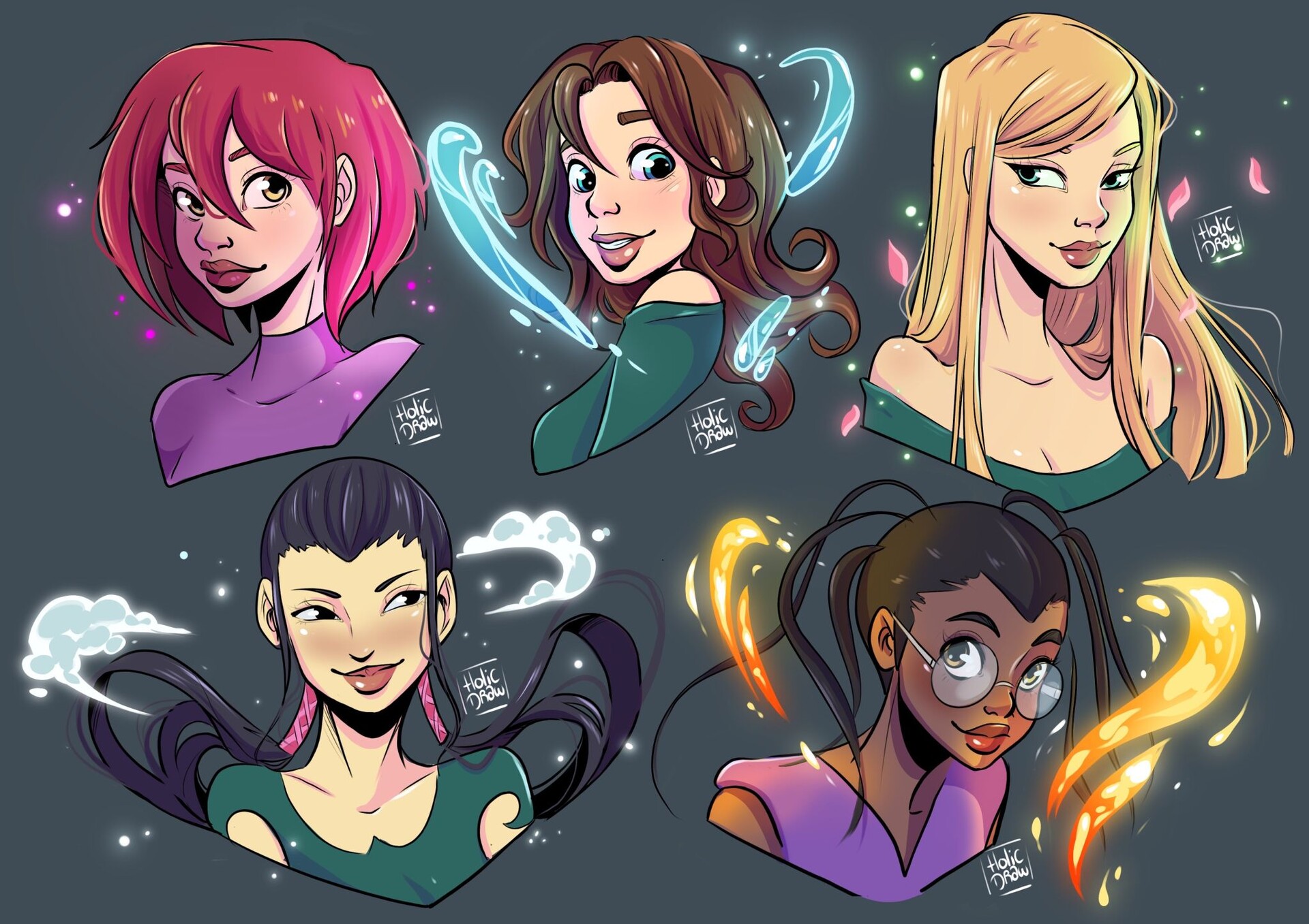 ArtStation - W.I.T.C.H fan art