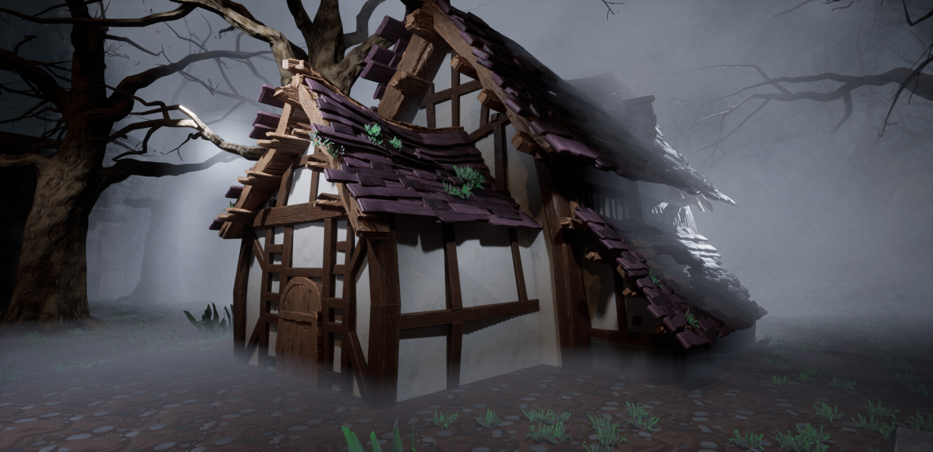 ArtStation - Stylized Witches Hut