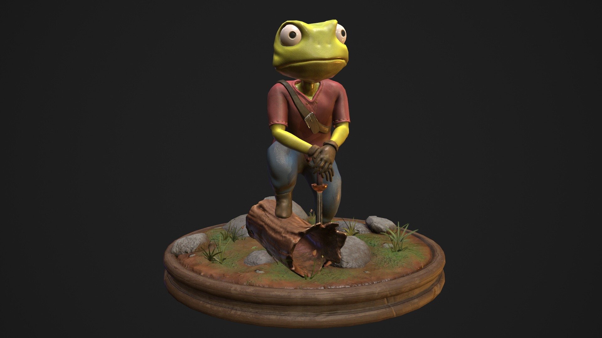 ArtStation - Frog Adventurer
