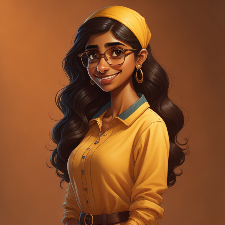 ArtStation - Indian Girl - Pixar Style