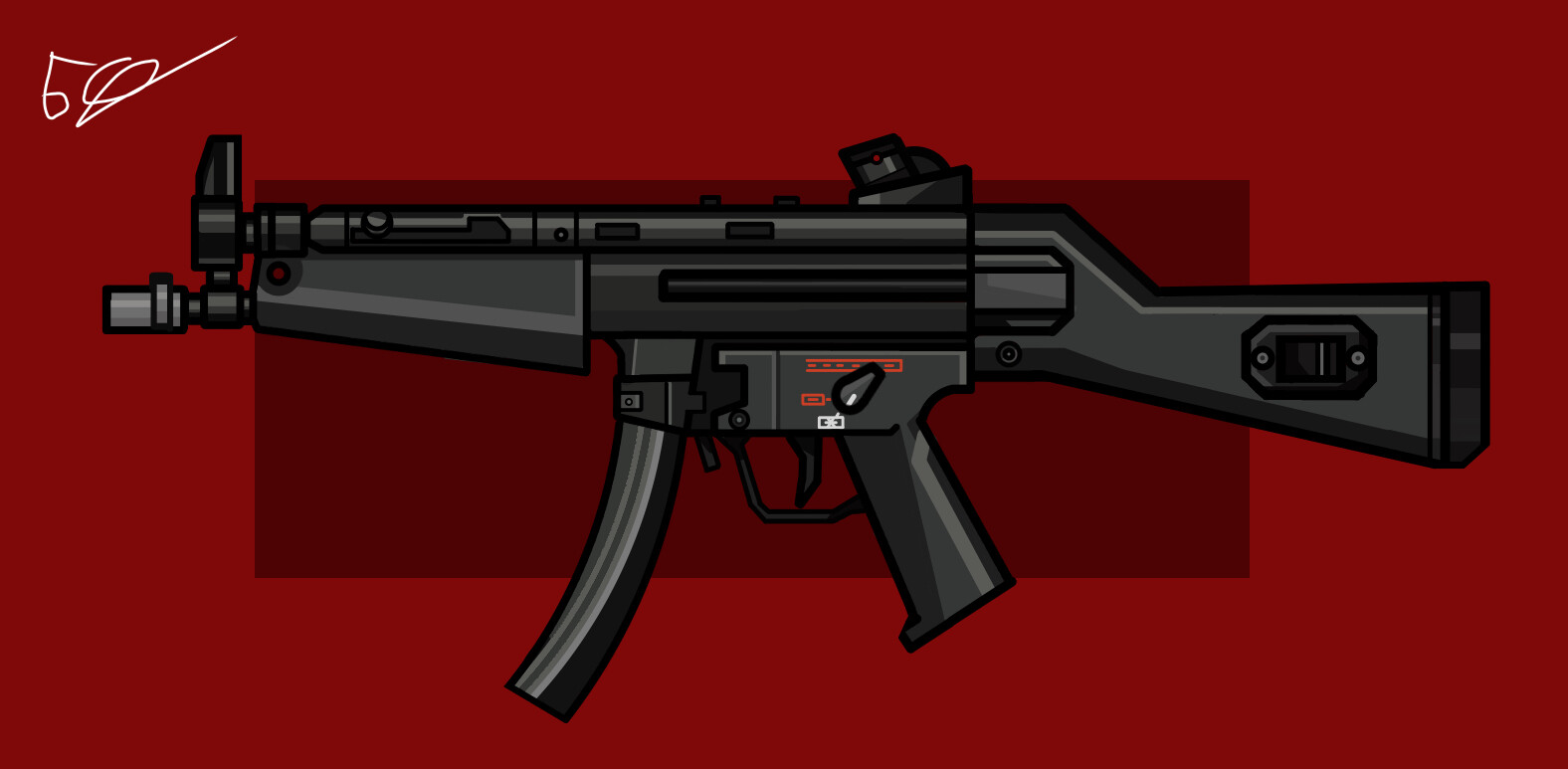 ArtStation - MP5 Artwork