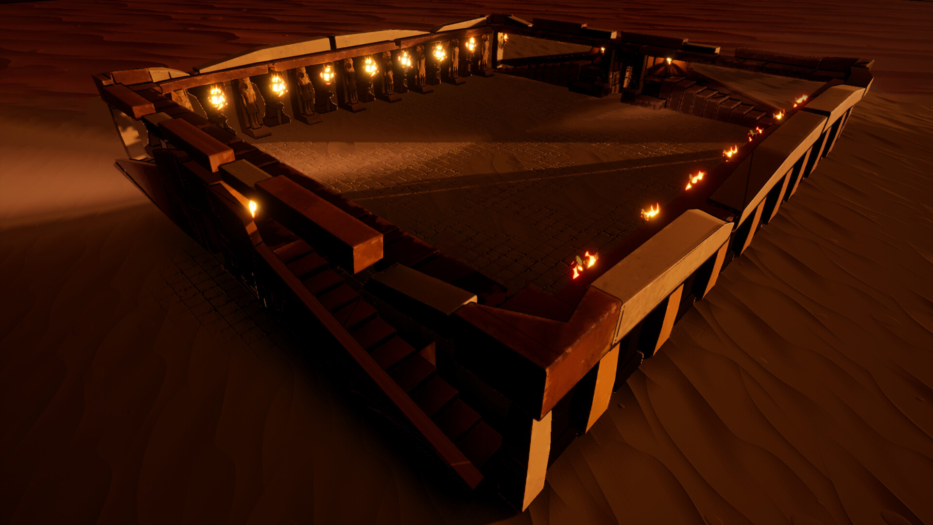 ArtStation - What If Karnak temple was an arena?