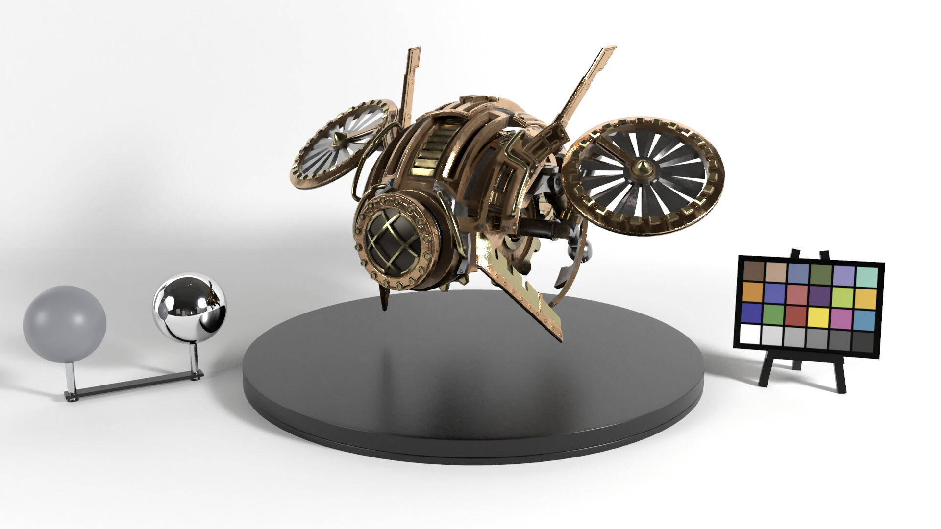 jake bottomley - CG - Steampunk Drone