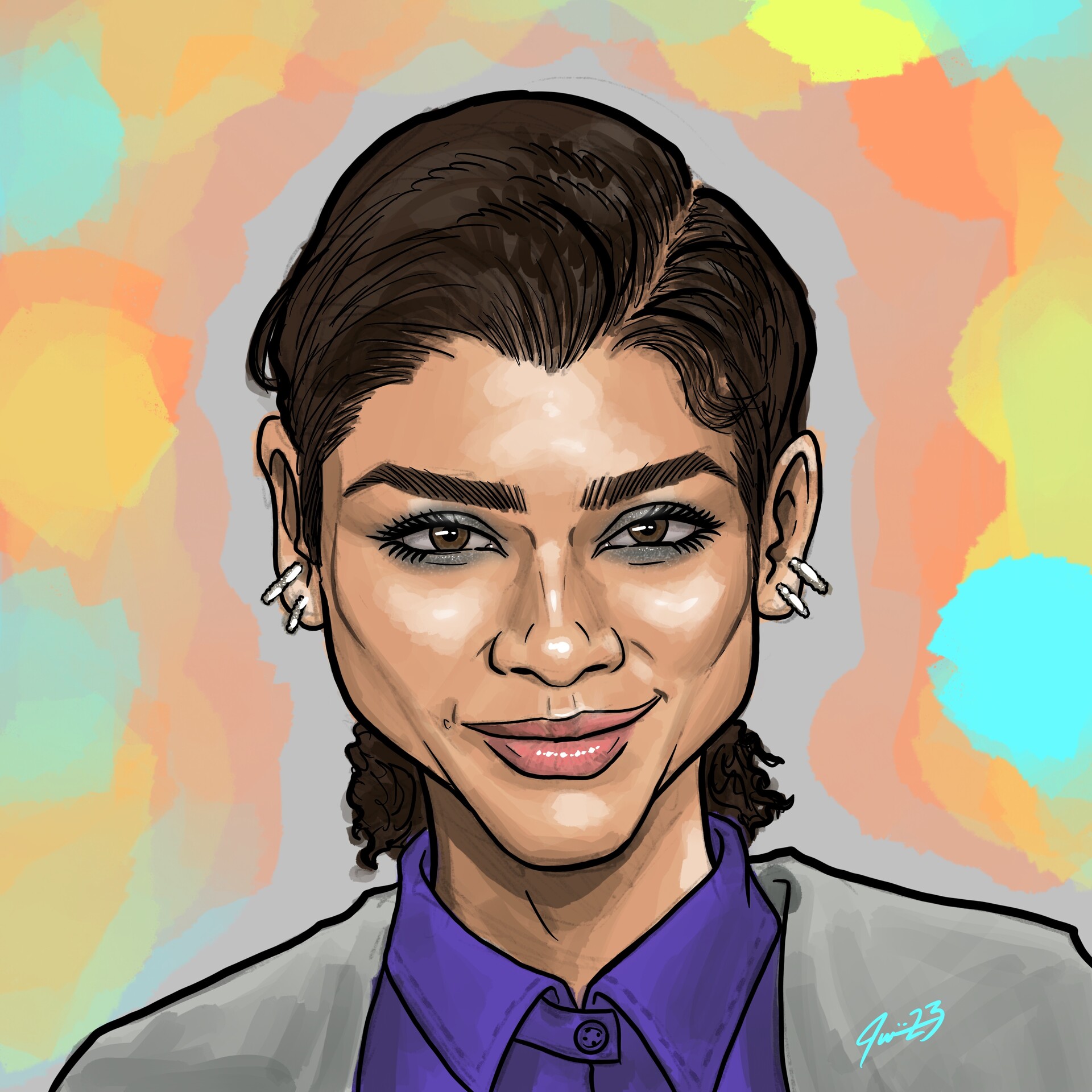 ArtStation - Zendaya