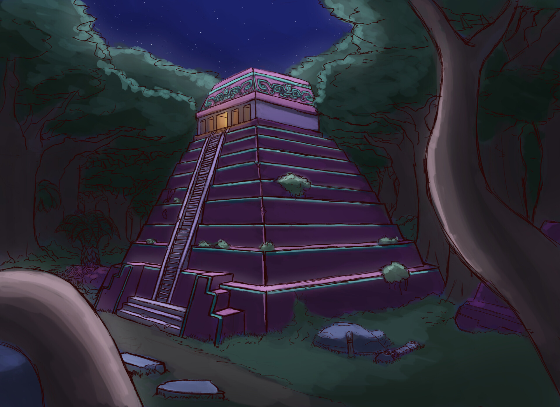 ArtStation - Mayan Temple