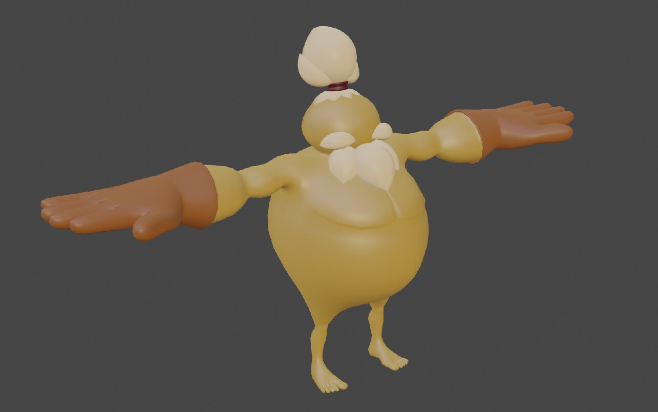 ArtStation - WIP Side Project - Goron Character