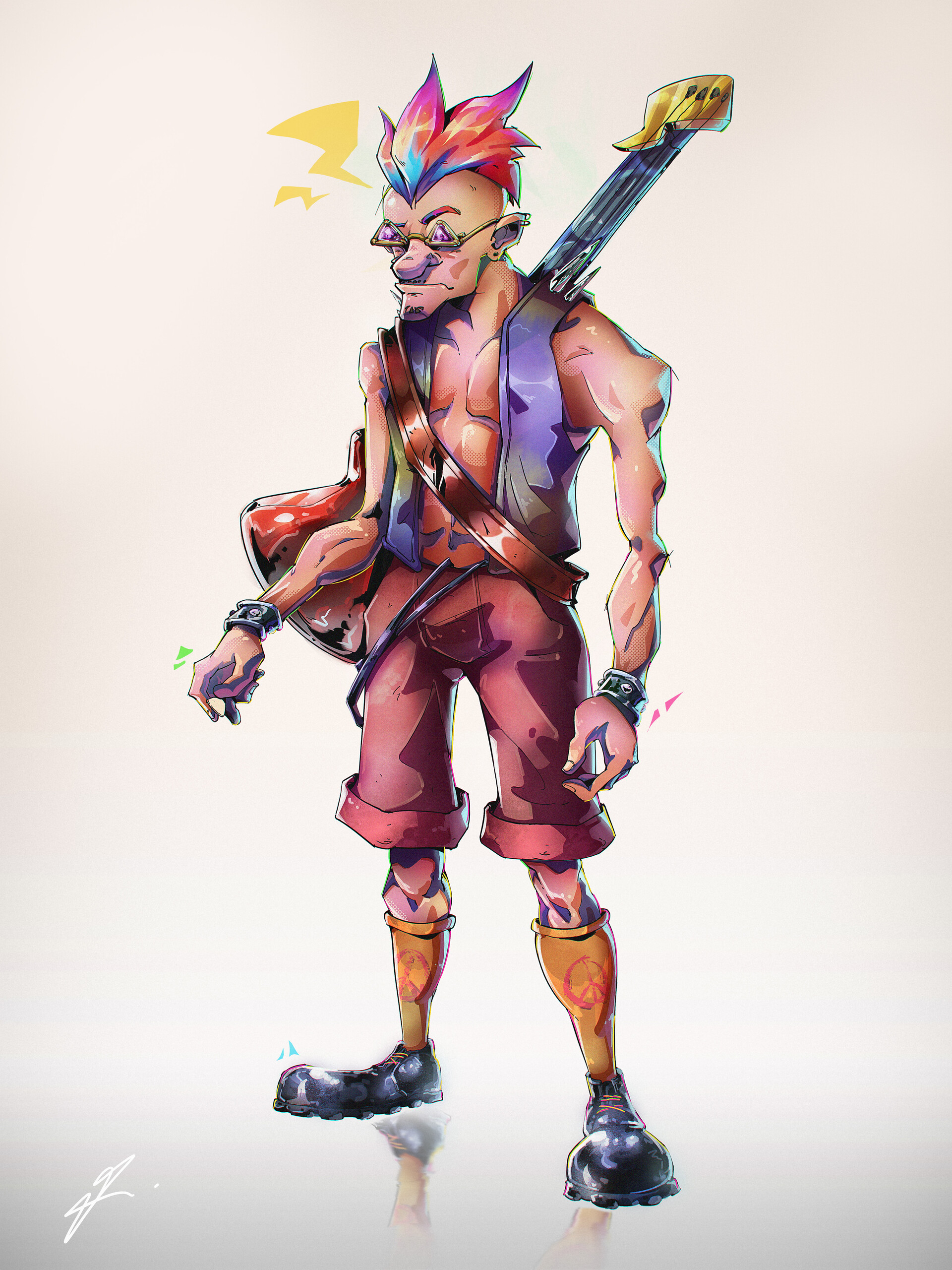 ArtStation - Old punk