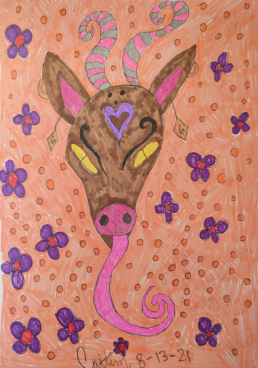 ArtStation - Demon and Deer Flowers