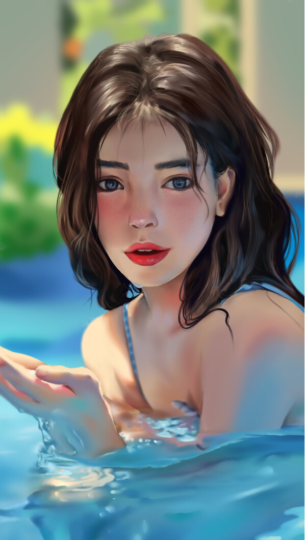 ArtStation - Pool Day